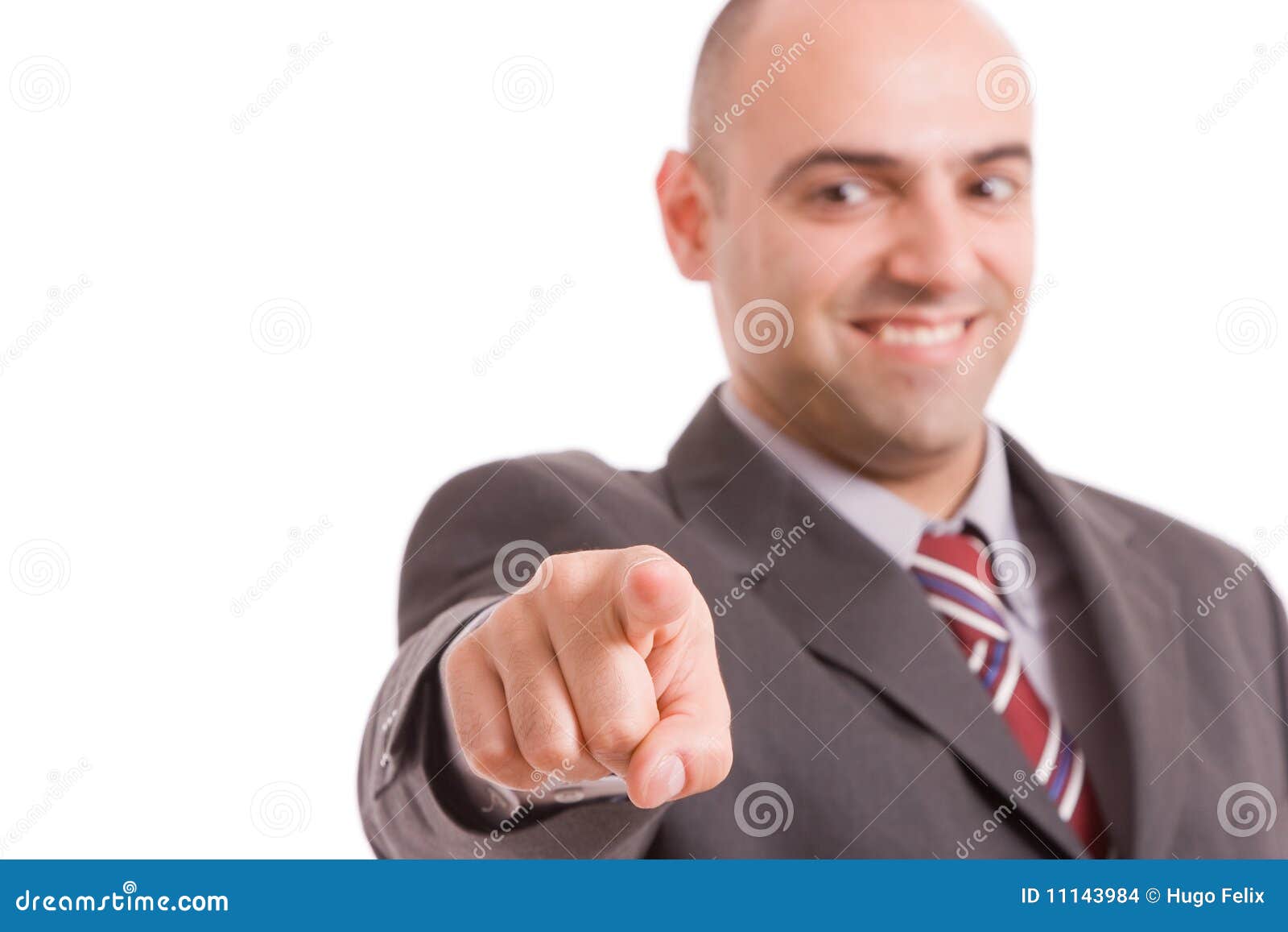 Business Man, Pointing Forward Stock Photo - Image of order, leadership ...
