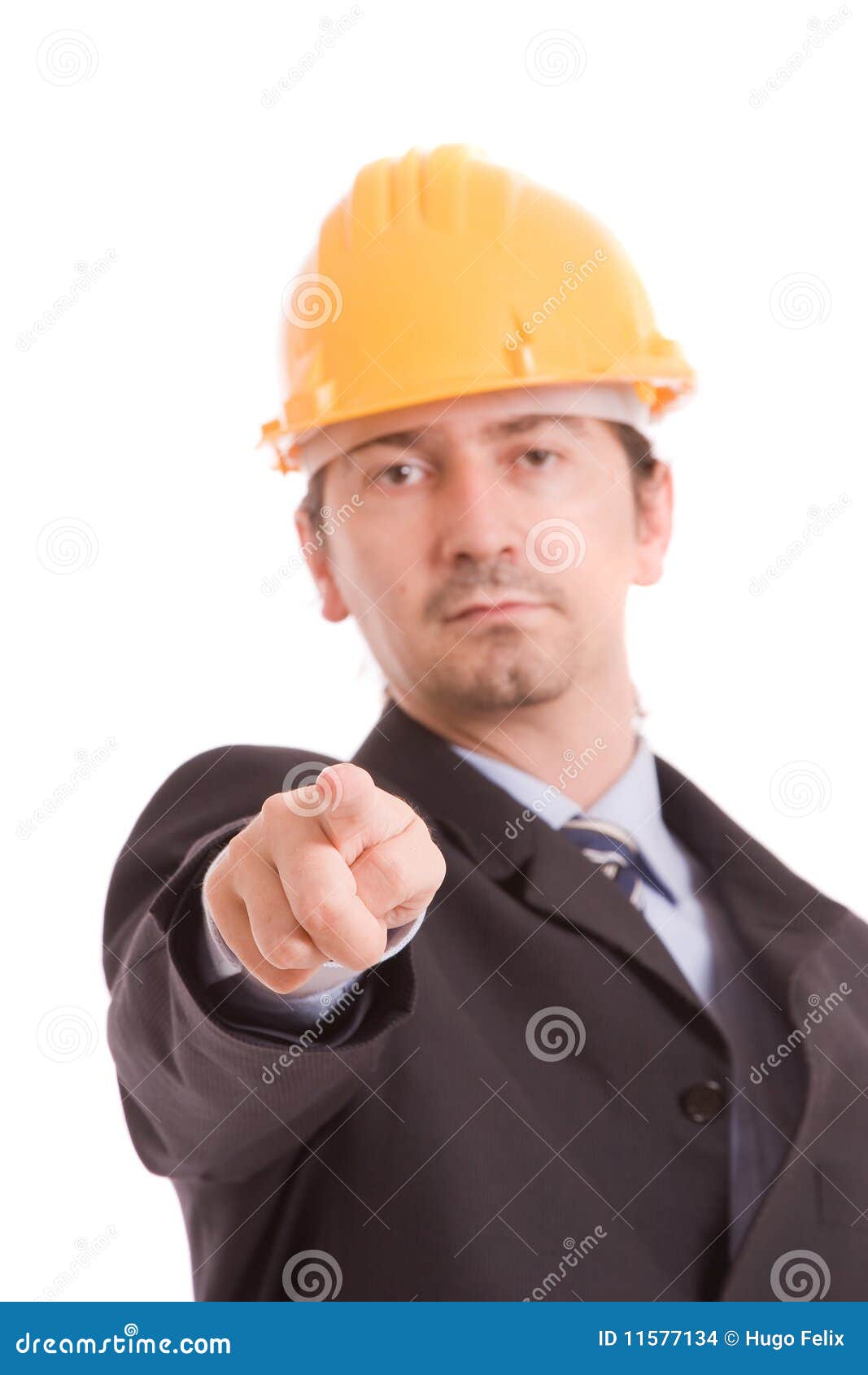 Business Man, Pointing Forward Stock Photo - Image of good, leadership ...