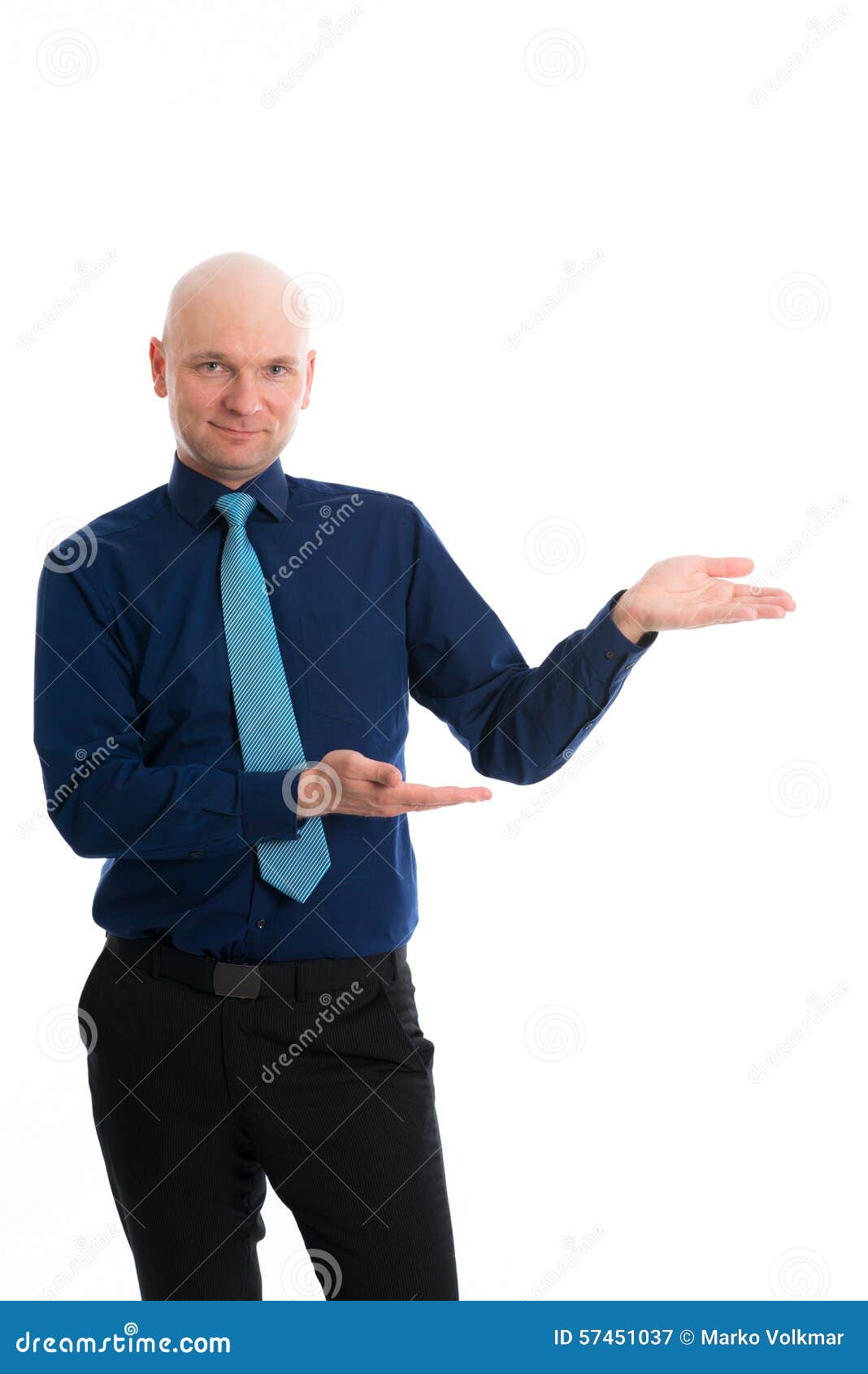 Business Man is Pointing To the Side Stock Image - Image of adult ...