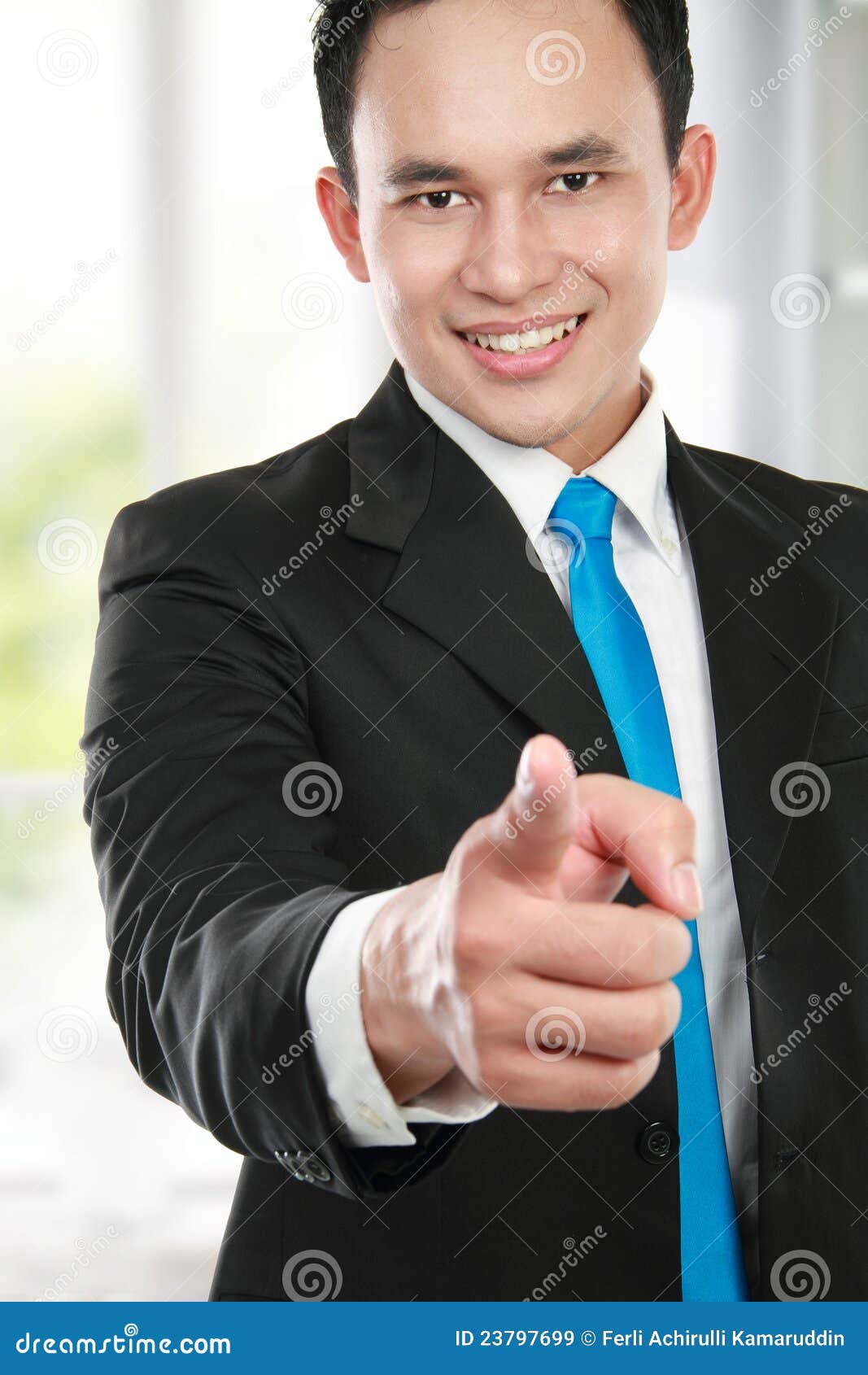 Business Man Pointing at You Stock Image - Image of finger, formal ...