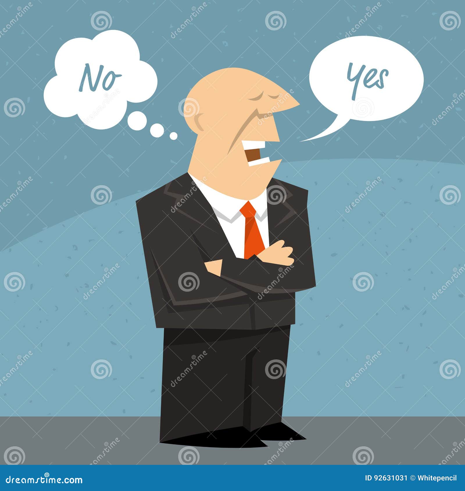 Business Man Or Politician Telling A Lie Cartoon Vector | CartoonDealer ...