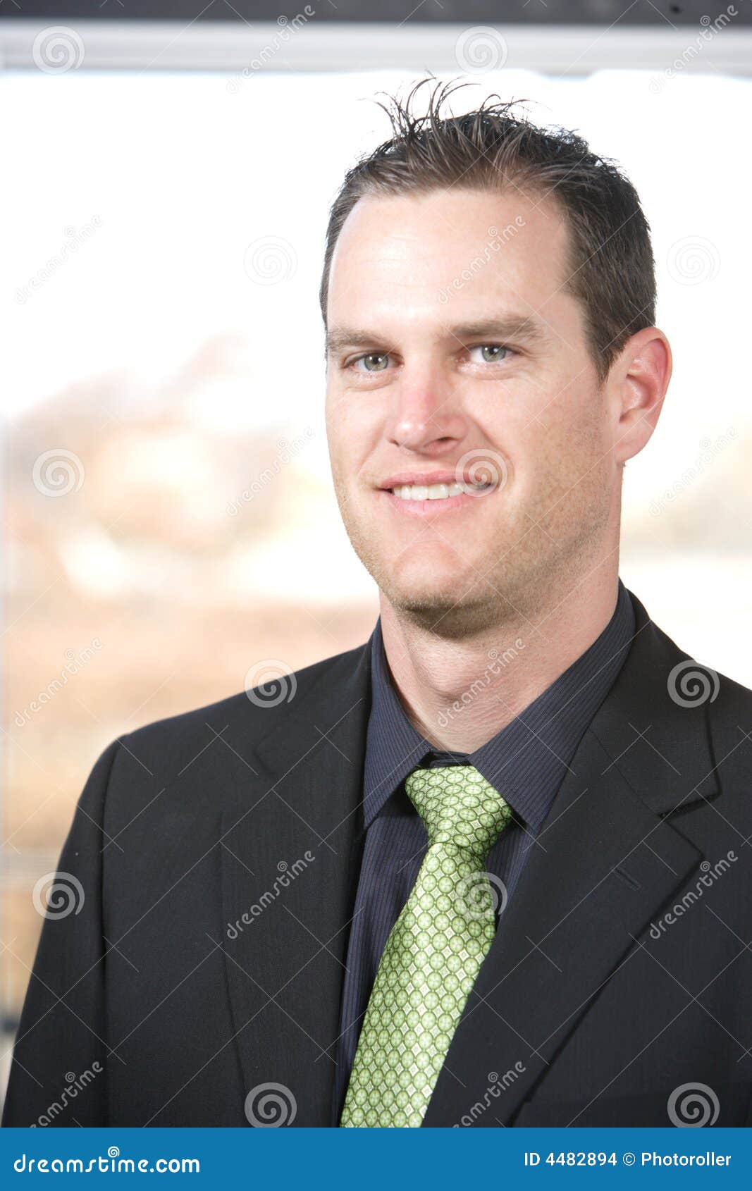 Business Man Portrait stock photo. Image of excited, males - 4482894
