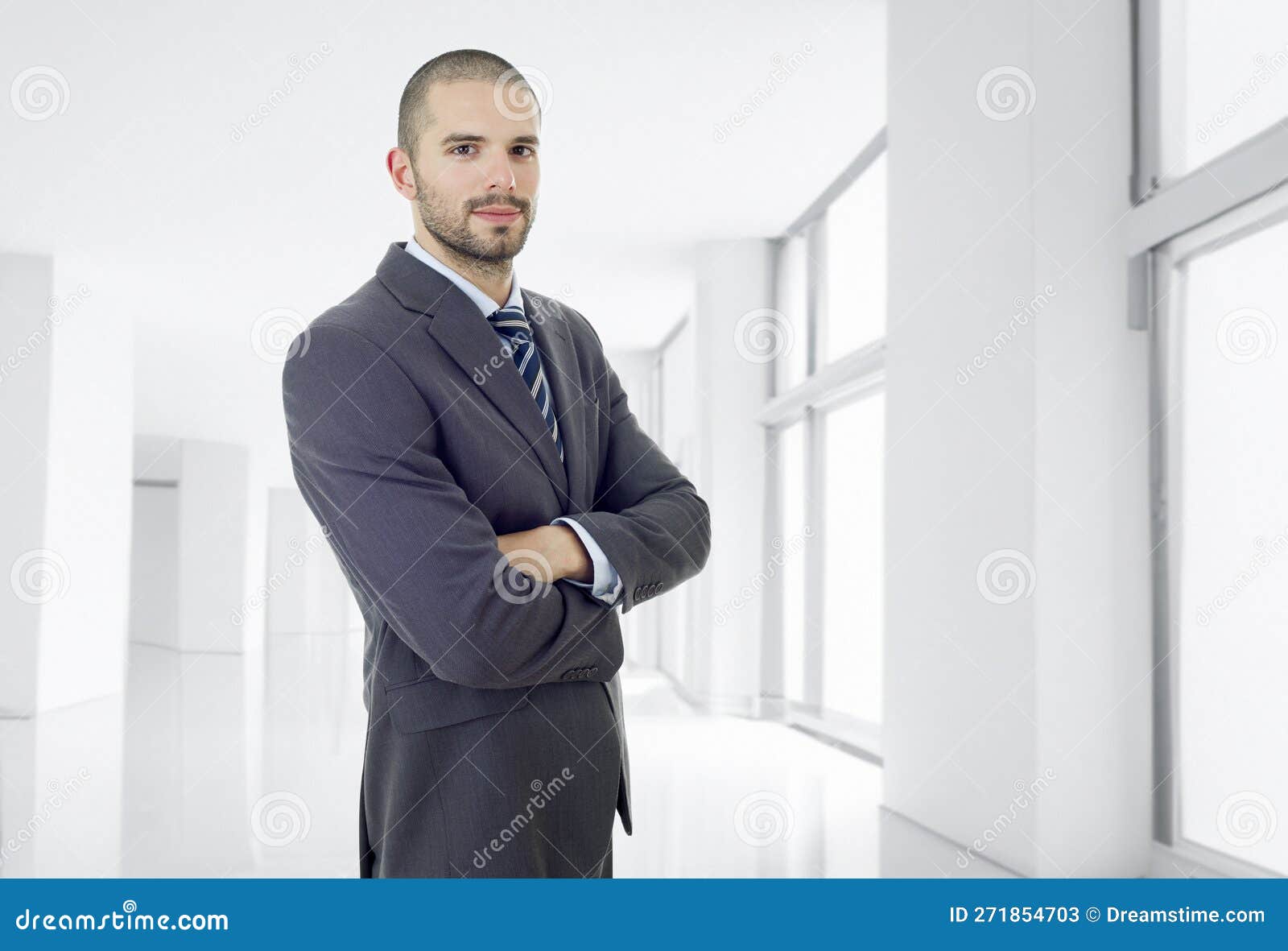 Business Man Portrait at the Office Stock Image - Image of executive ...