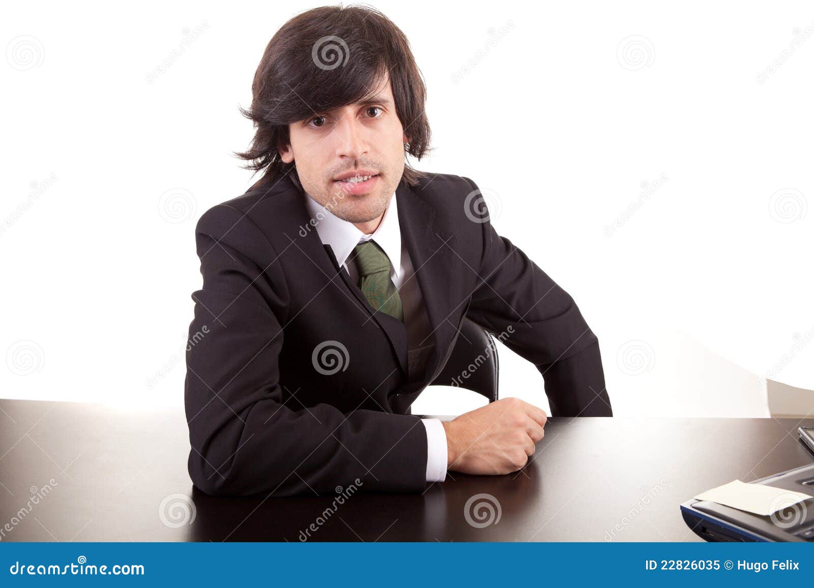 Business Man Posing at Office Stock Image - Image of consultant, adult ...
