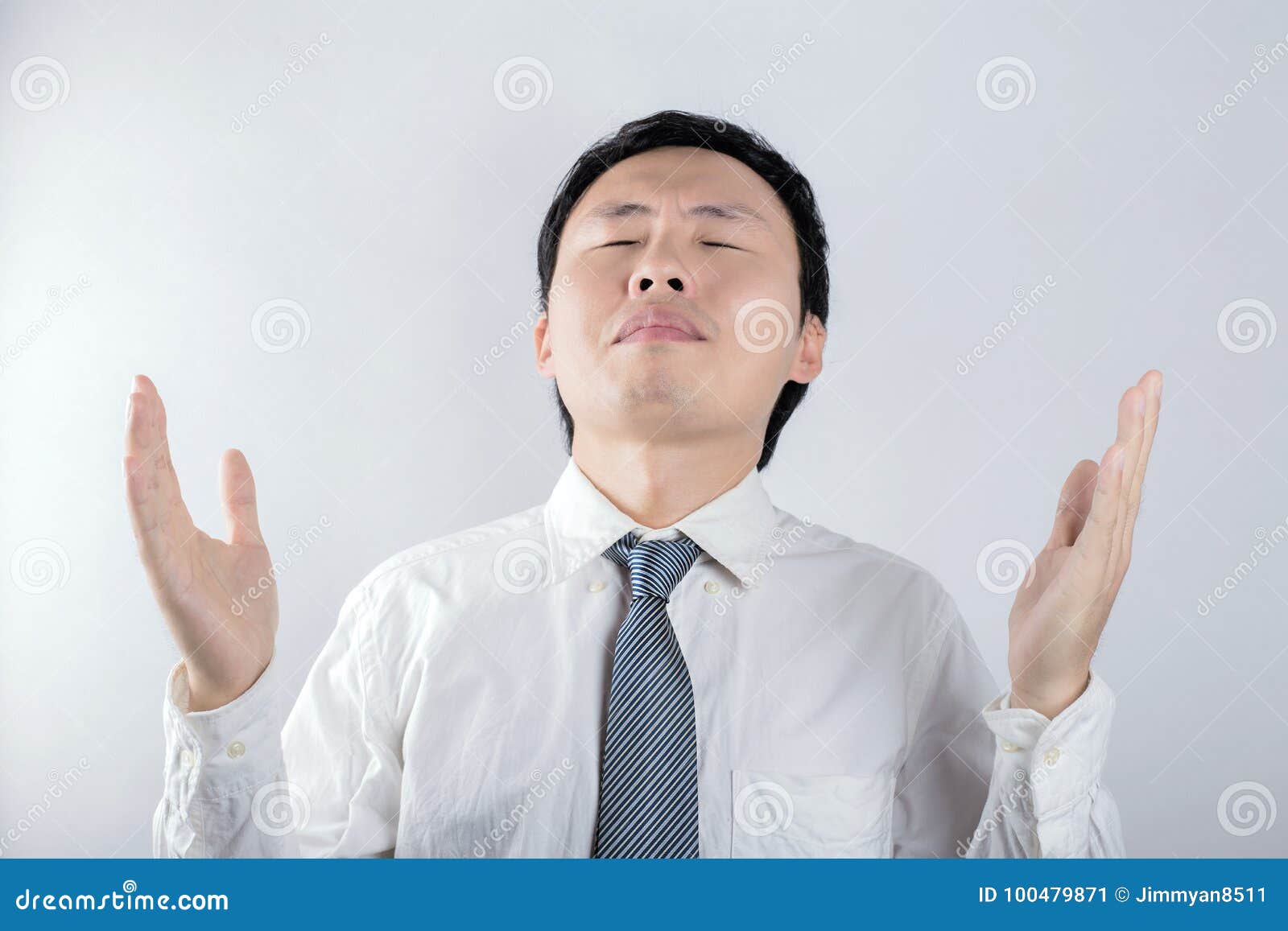 Business man praying stock image. Image of male, professional - 100479871