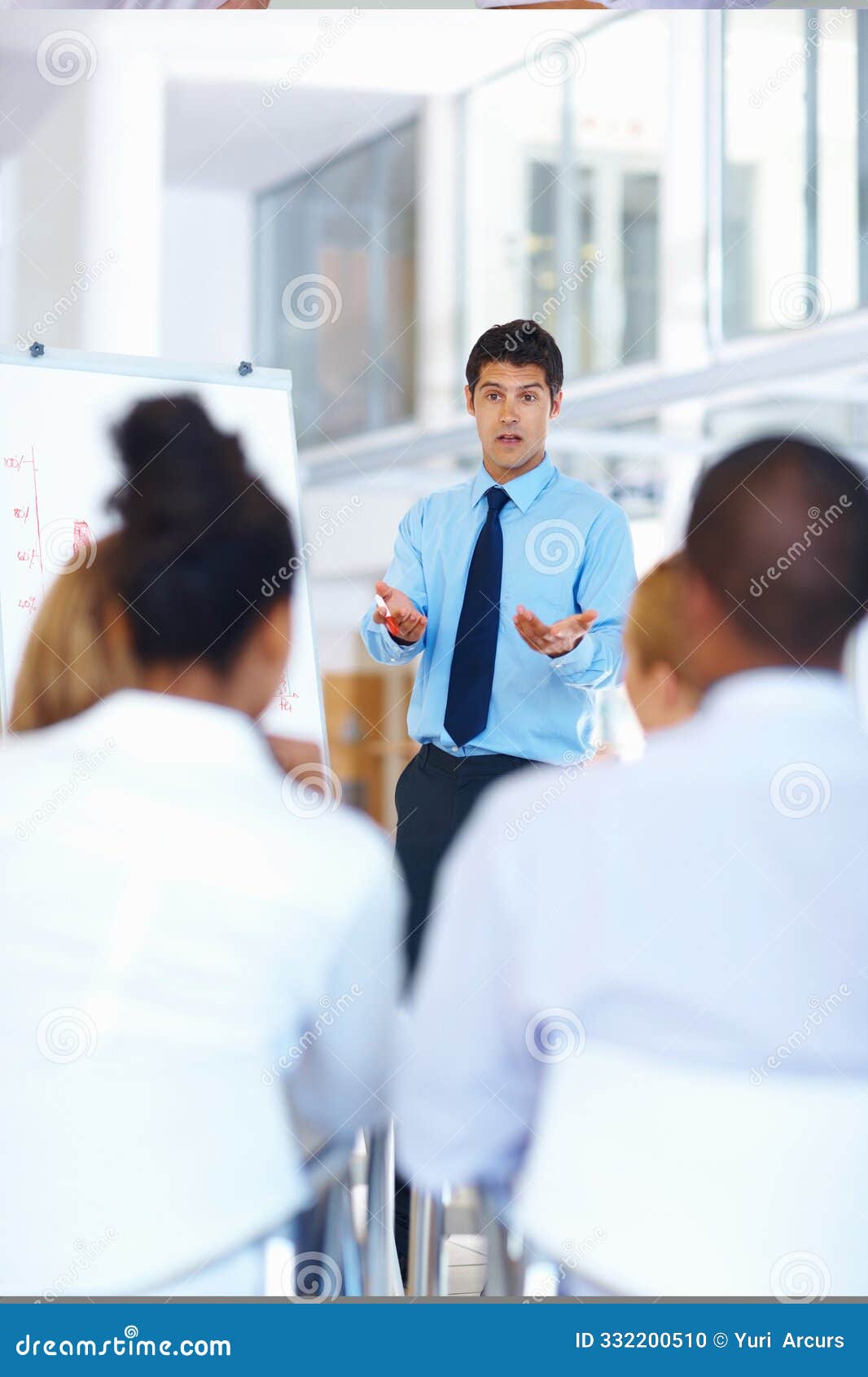 Business Man, Presentation and Confused in Office for Workshop, Seminar ...