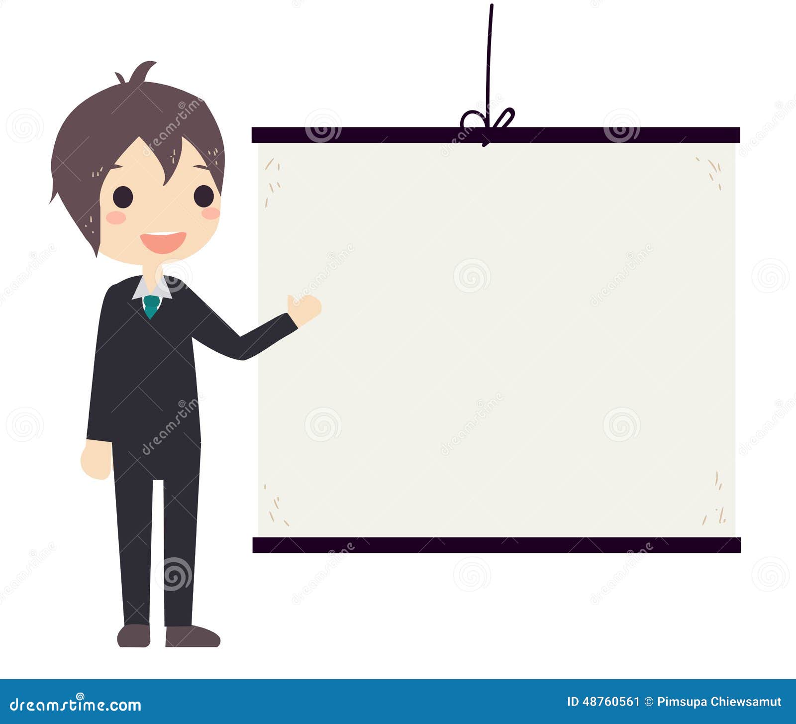 Business man presentation stock vector. Illustration of presenting ...