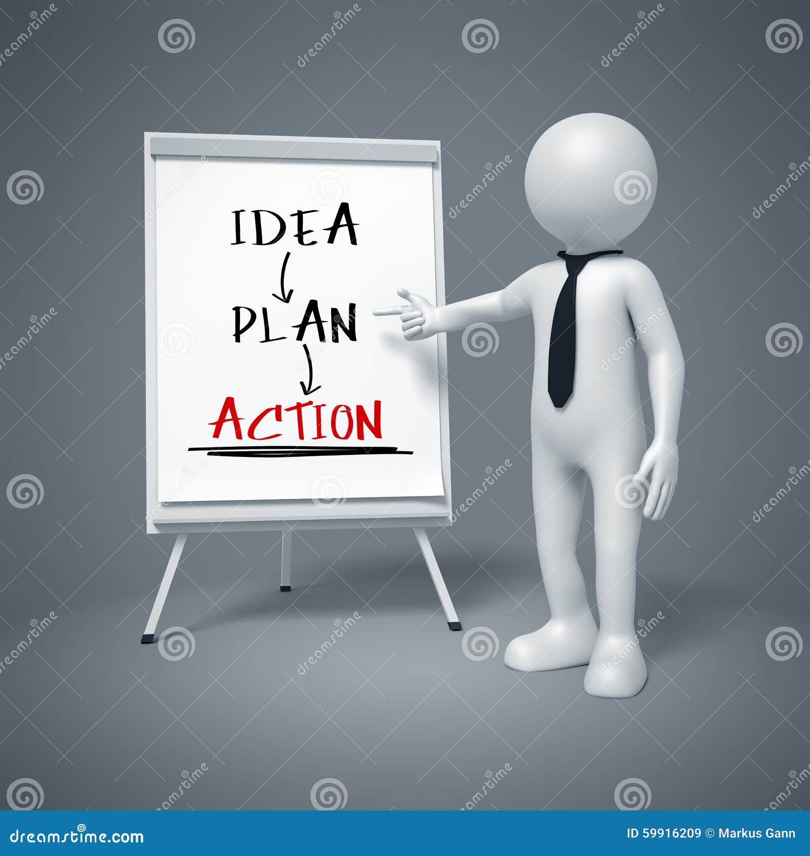 Business man presenting stock illustration. Illustration of business ...