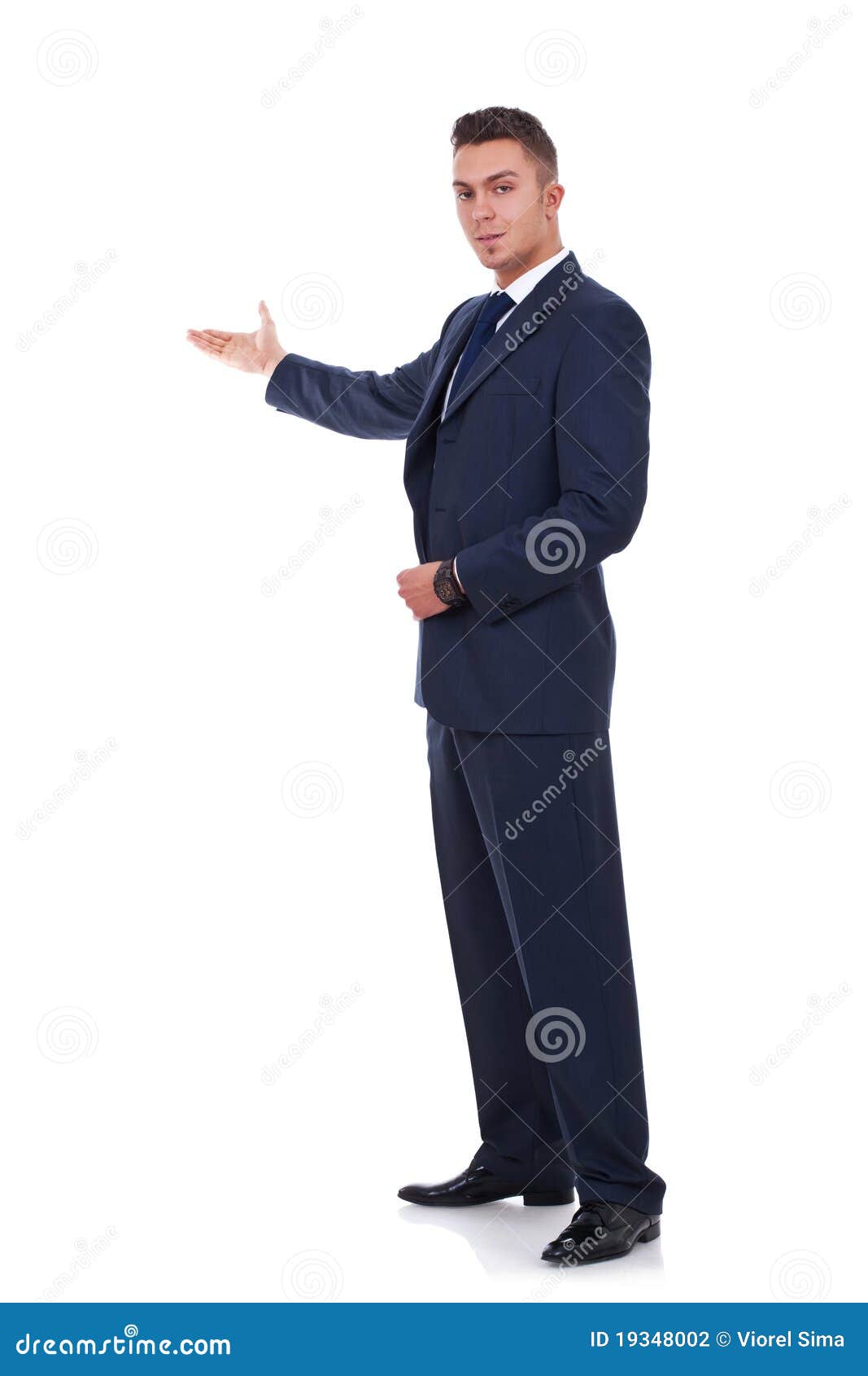 Business Man Presenting And Showing Stock Photo - Image: 19348002 Business Man Presenting And Showing Stock Photo - Image: 19348002