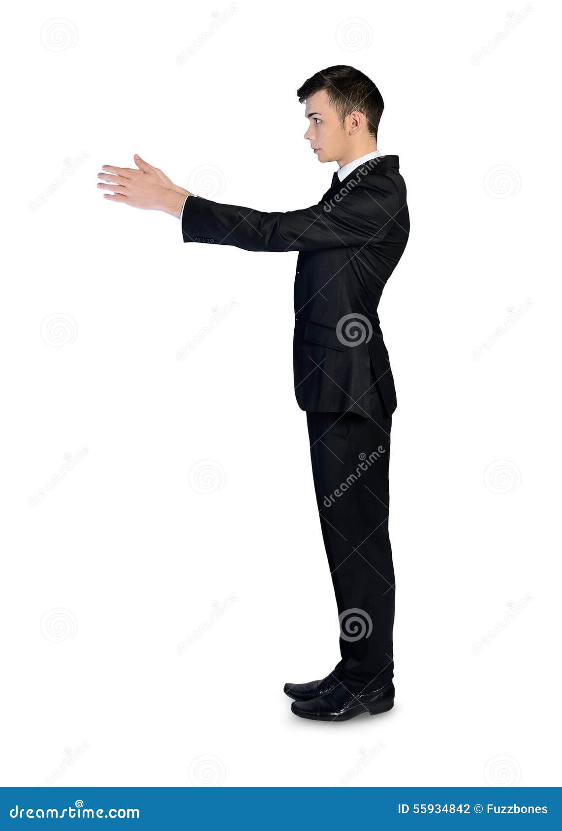 Business Man Presenting Something Stock Photo - Image of corporate ...