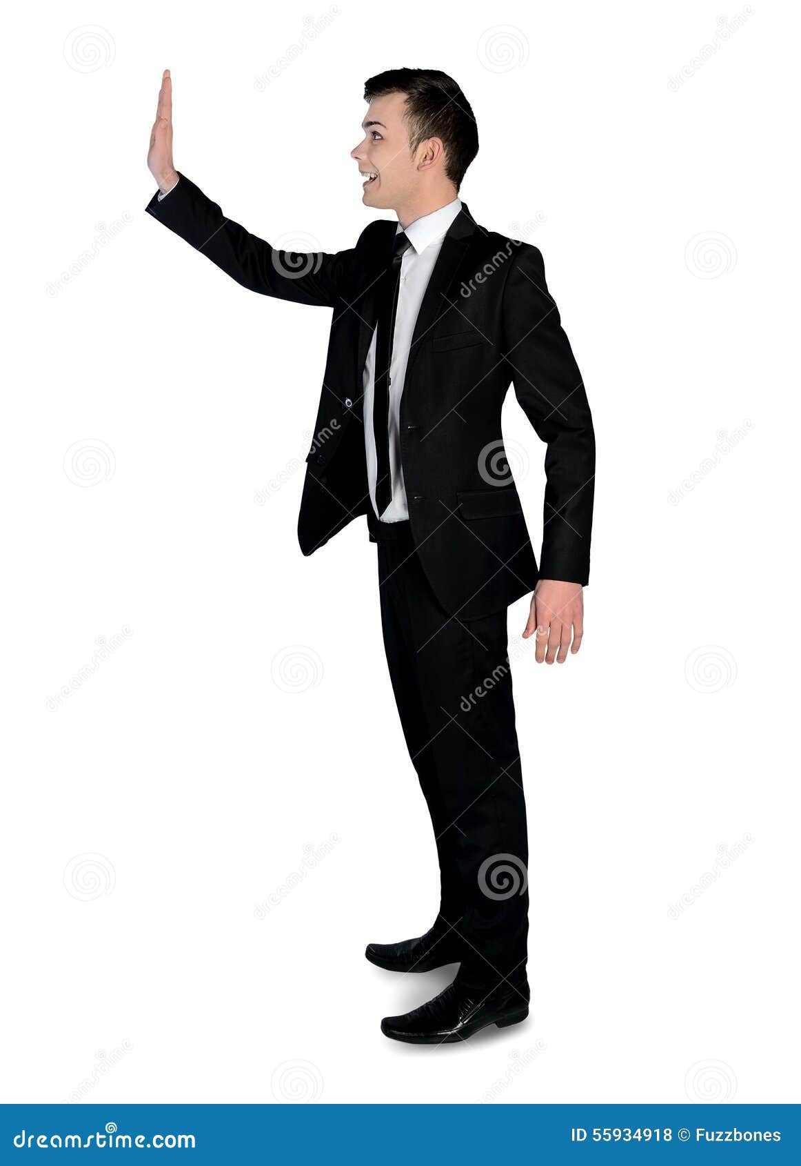 Business Man Presenting Something Stock Photo - Image of confident ...