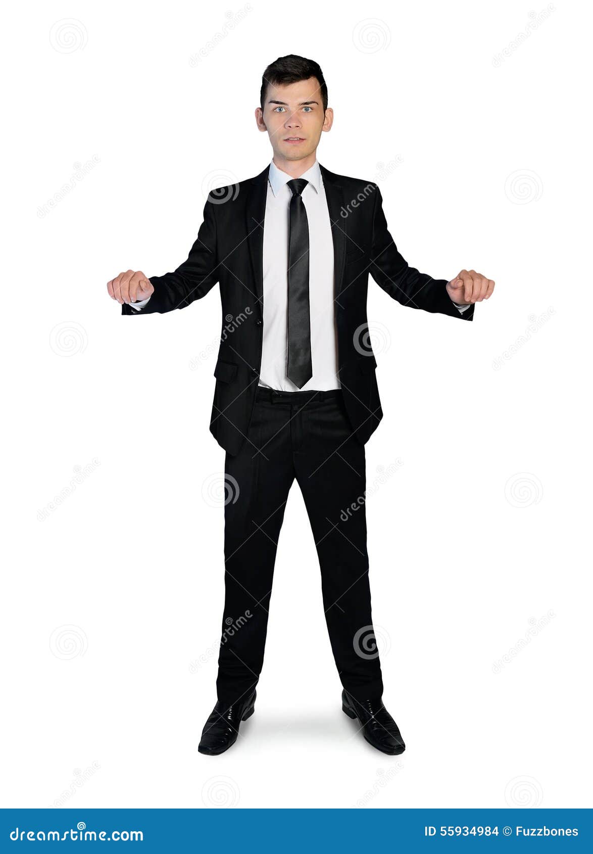 Business Man Presenting Something Stock Photo - Image of confident ...