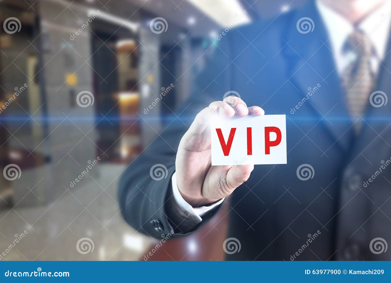 Business Man Pressing Hand VIP Button Word on Virtual Screen Stock ...
