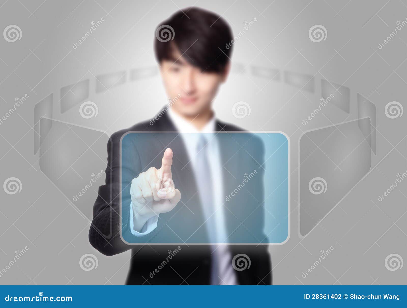 6,342 Business Man Pressing Touch Screen Button Stock Photos - Free ...