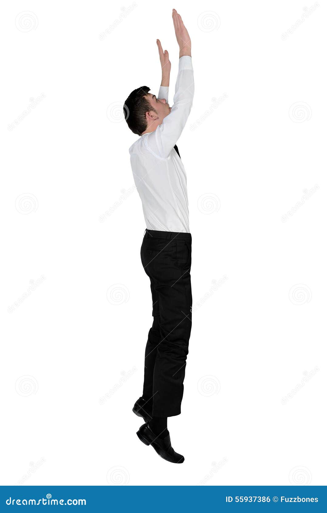 Business Man Reach Something Stock Photo - Image of people, open: 55937386