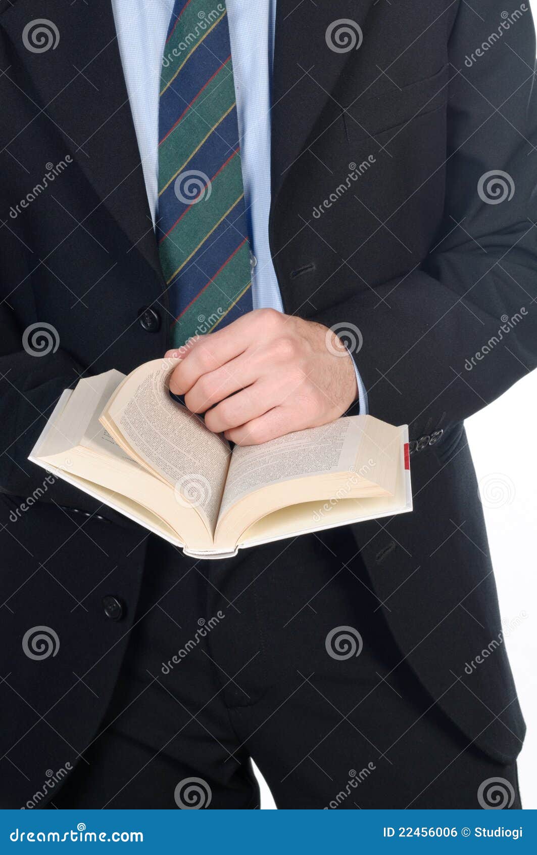 Business Man Reading a Book Stock Photo - Image of elegant, office ...