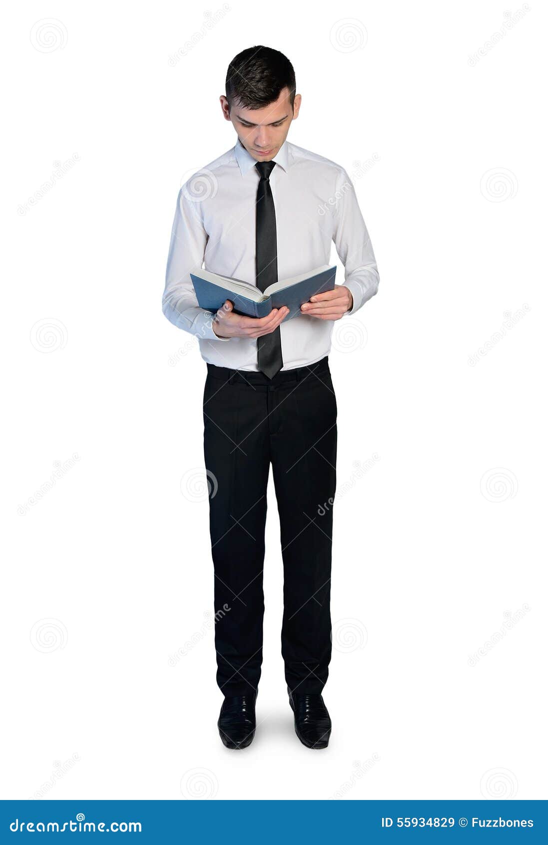 Business man reading book stock image. Image of book - 55934829