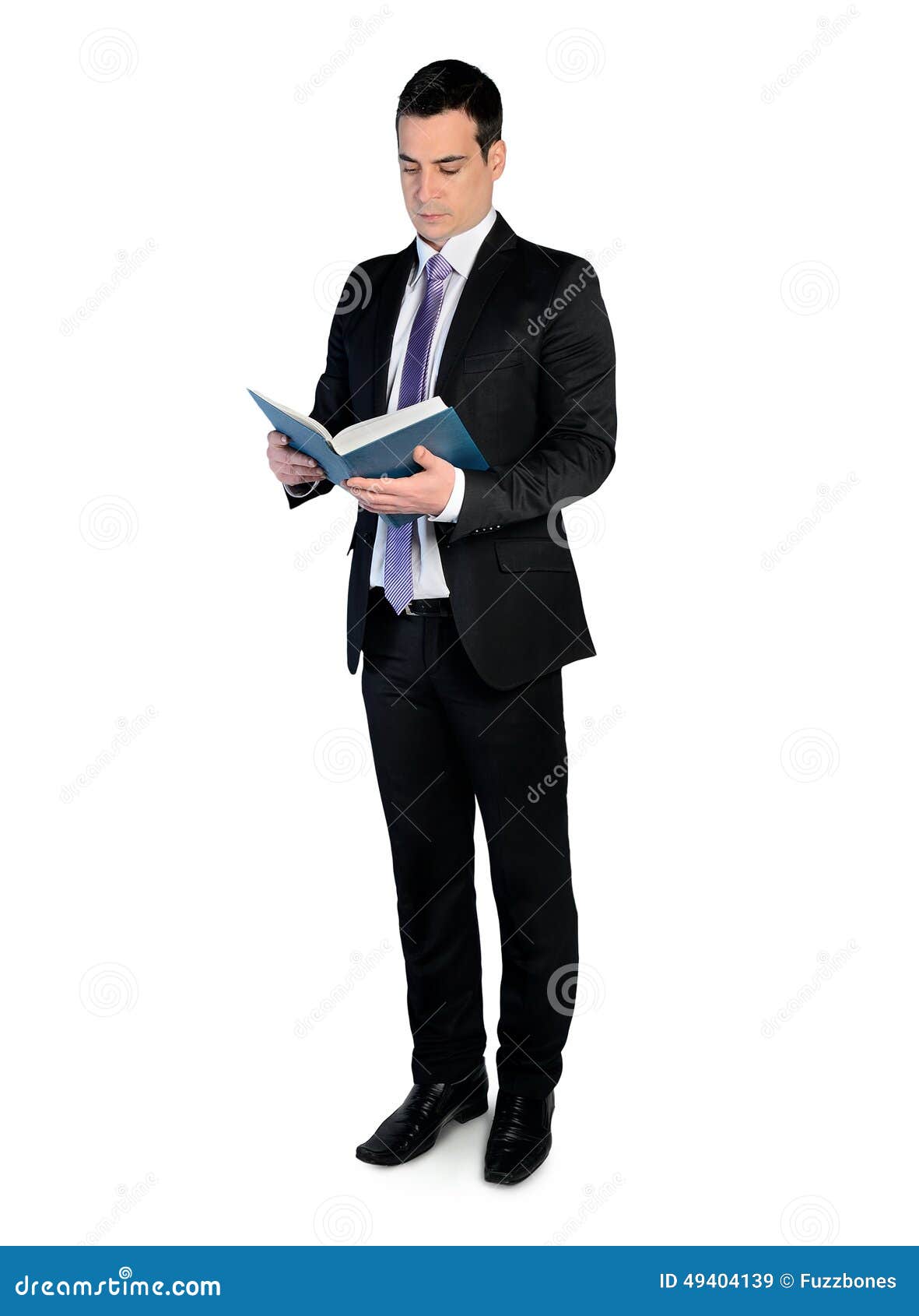 Business man reading book stock image. Image of cutout - 49404139
