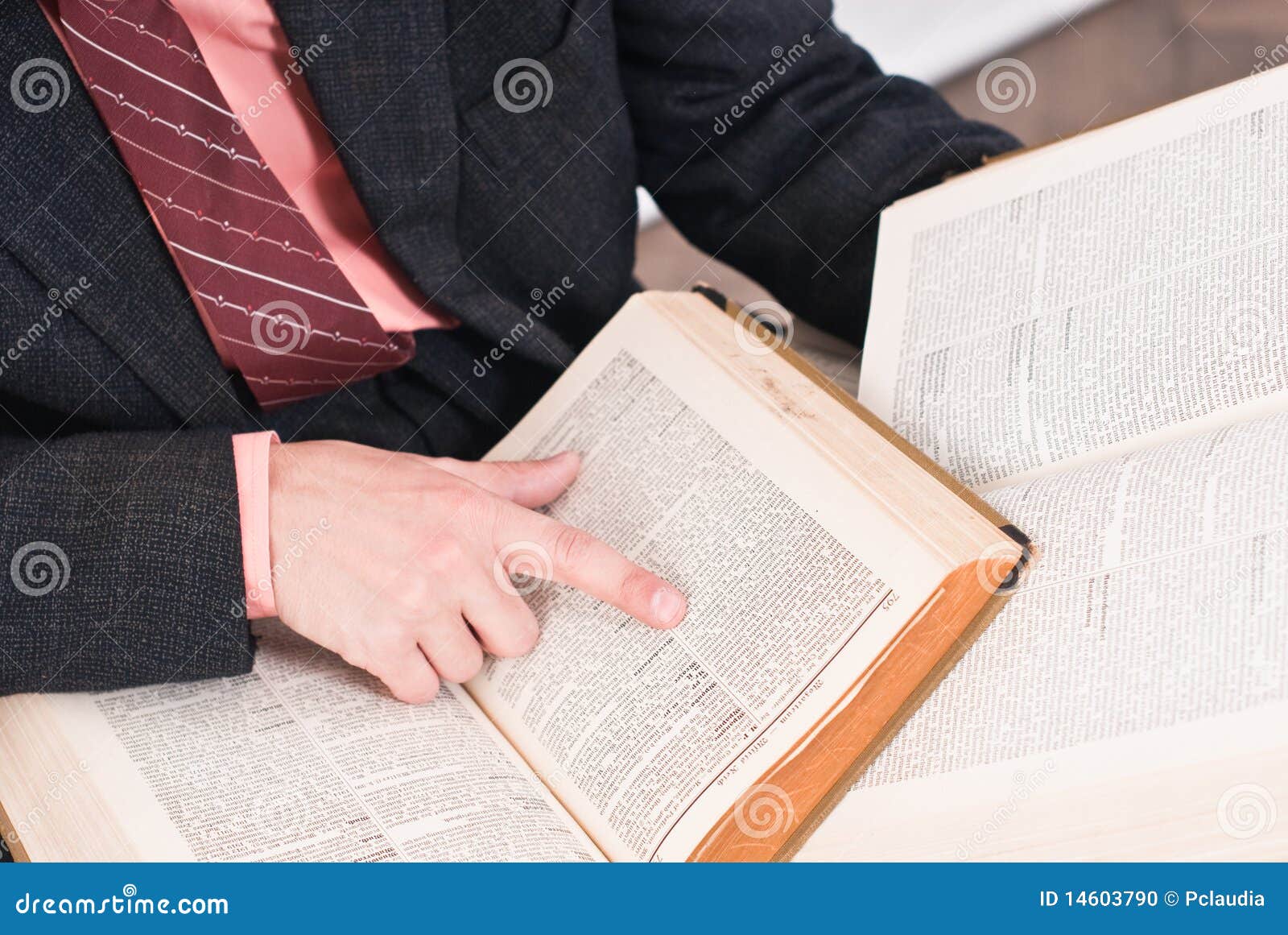 Business man reading books stock photo. Image of modern - 14603790