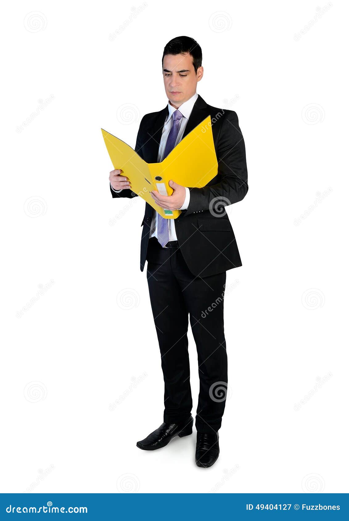 Business man reading file stock image. Image of leadership - 49404127