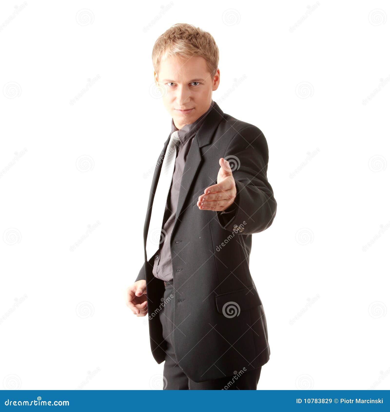 Business Man Ready To Set a Deal Stock Image - Image of adult, copy ...