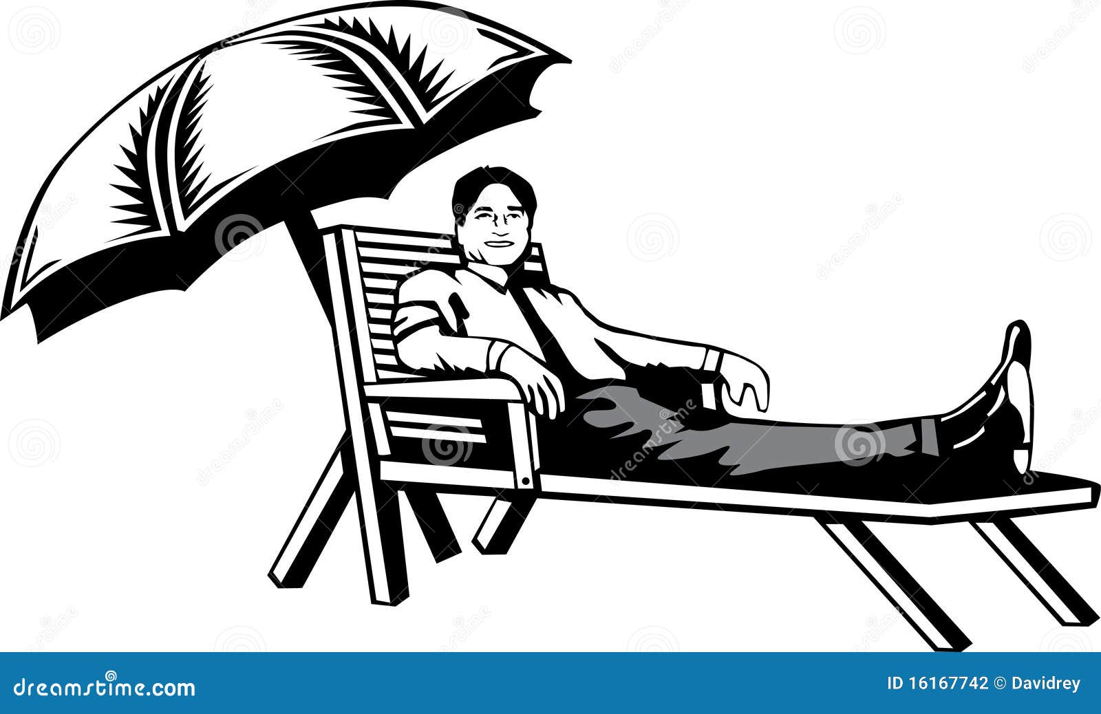 Business man resting stock vector. Illustration of white - 16167742