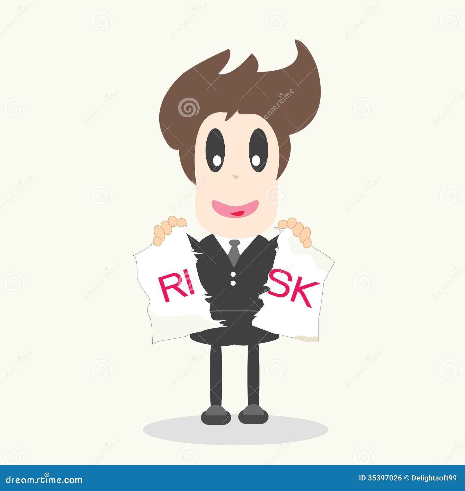 Business Man Risk Royalty Free Stock Image - Image: 35397026