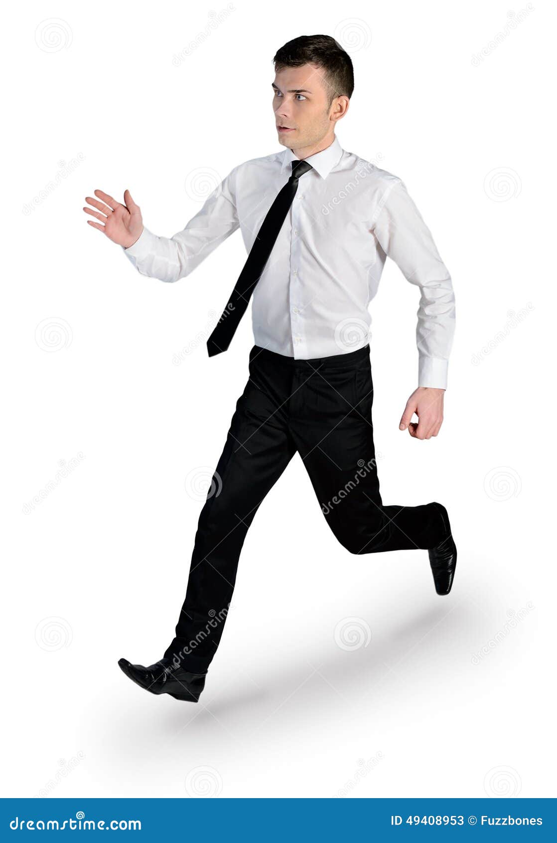 Business man run stock image. Image of isolated, professional - 49408953