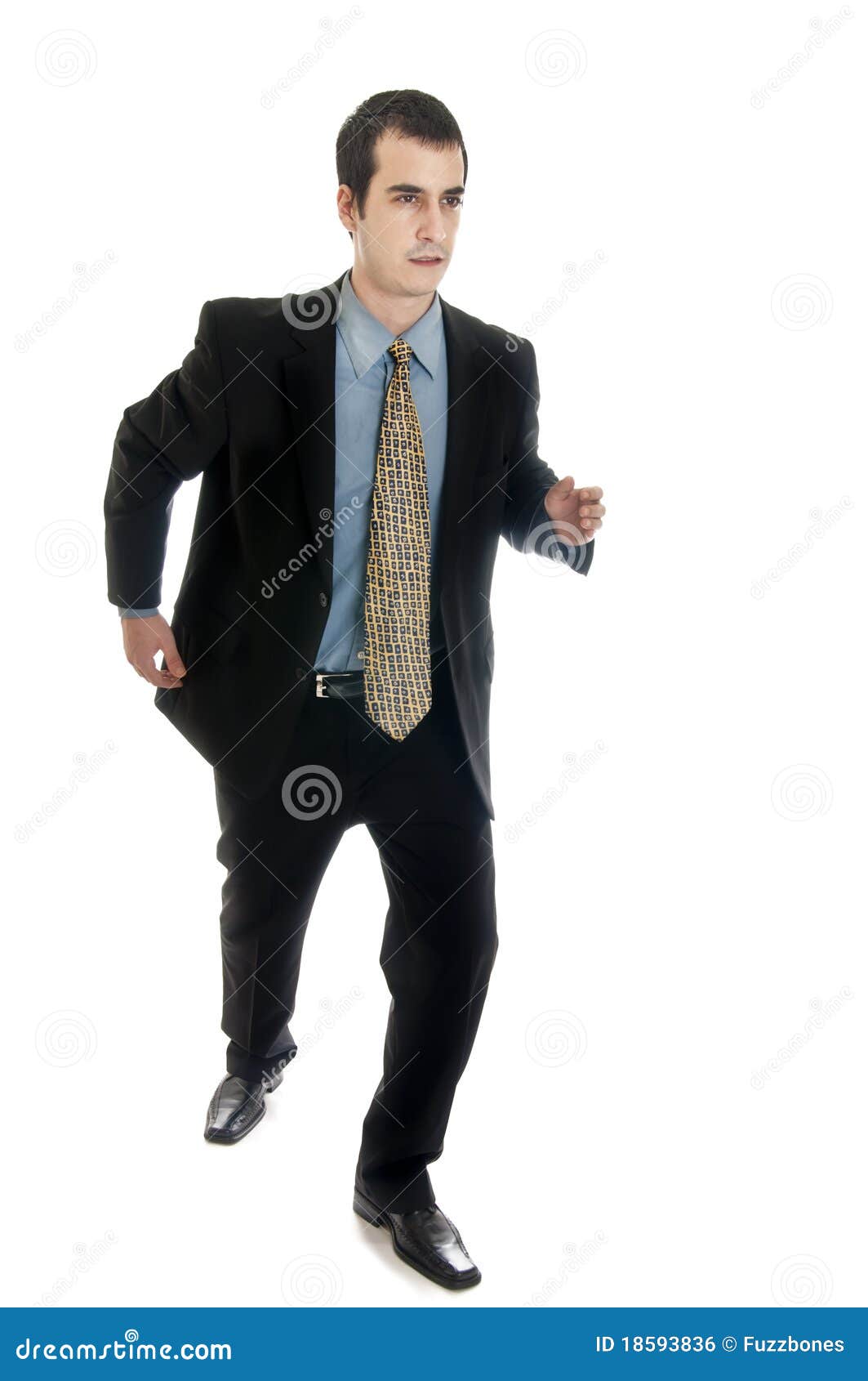 Business man running stock photo. Image of businessman - 18593836