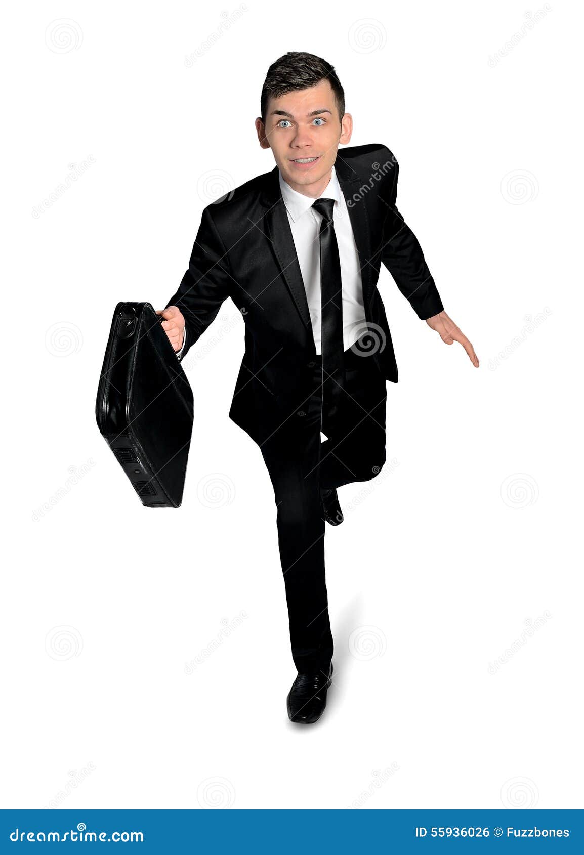 Business Man Running Forward Stock Photo - Image of businessman, move ...