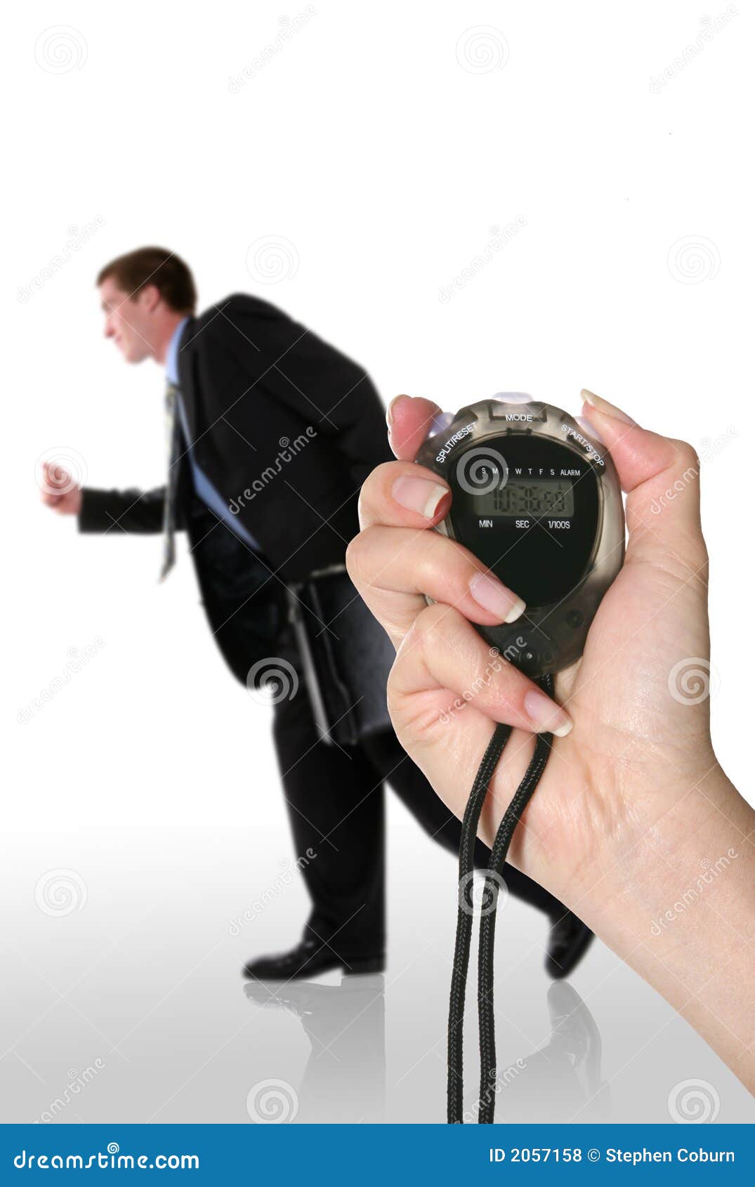 Business Man Running Late stock photo. Image of hustle - 2057158