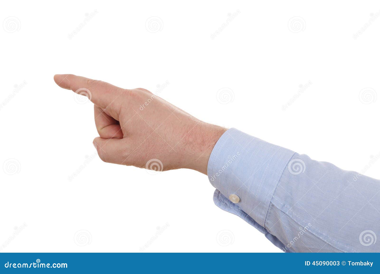 Business Man S Hand Pointing Down Stock Image - Image of business ...