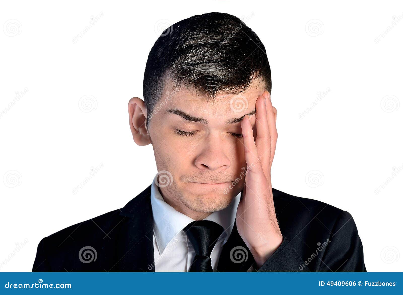 Business man sad stock photo. Image of depressed, employee - 49409606