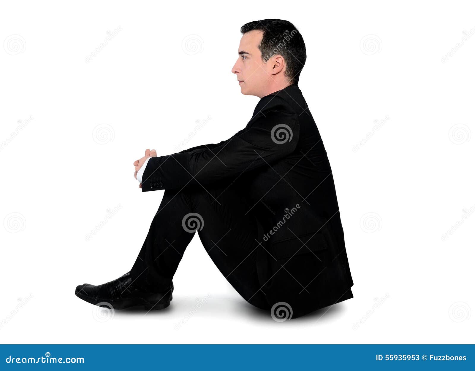Business Man Sad Stand Down Stock Image - Image of frustrated, defeat ...