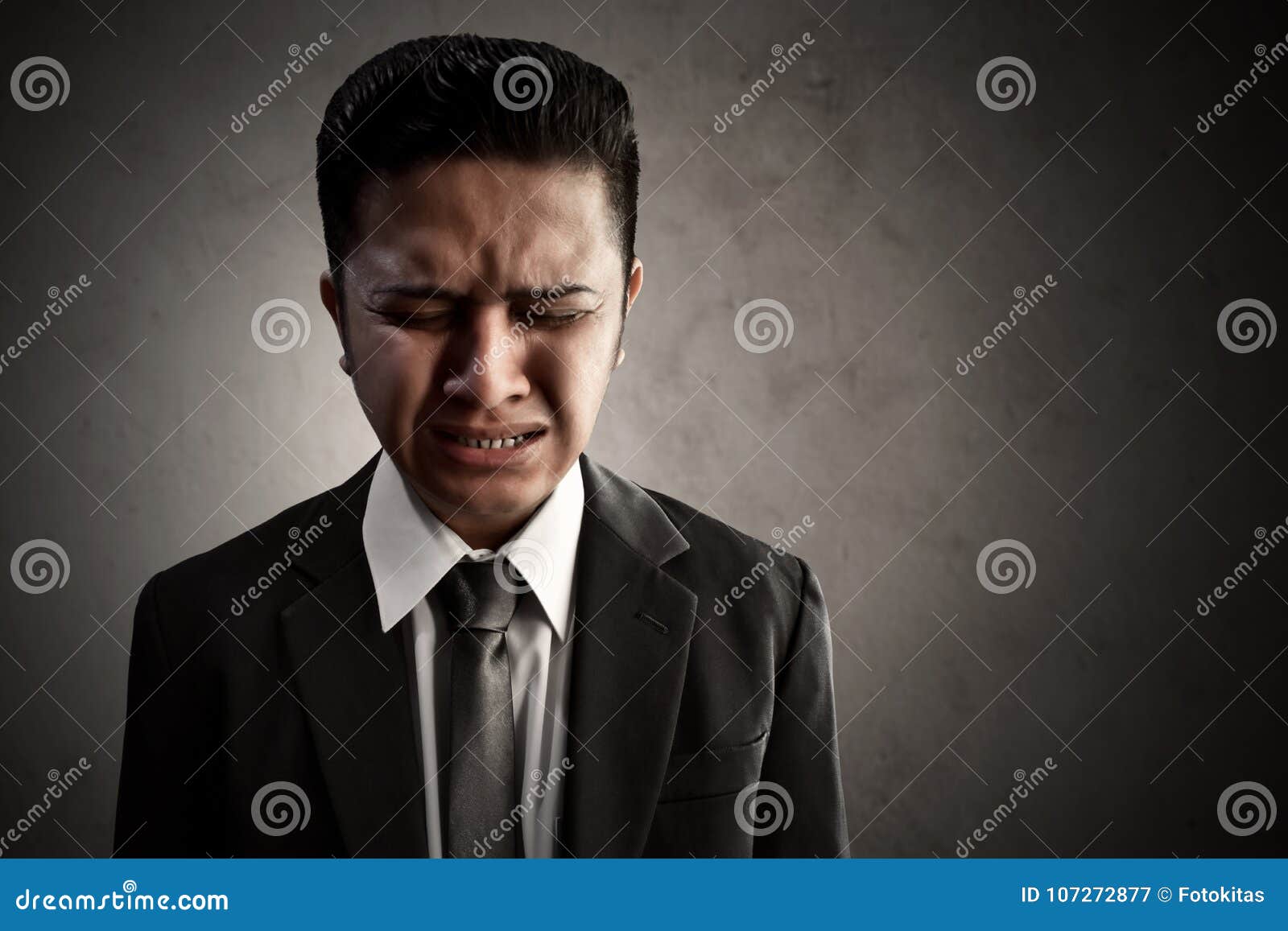 Business man sad and stess stock image. Image of indian - 107272877