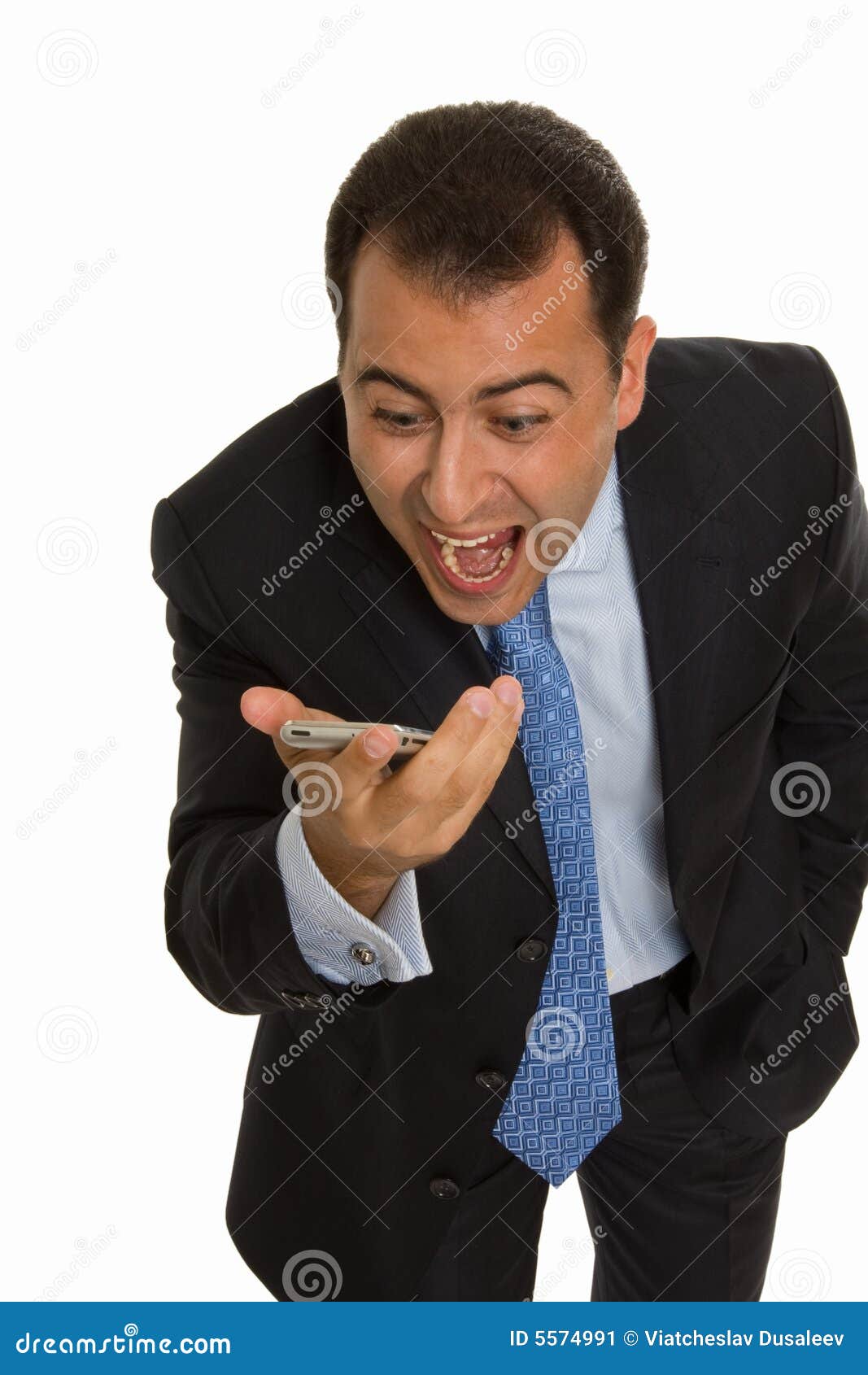 Screaming Salesman Isolated Stock Photos - Free & Royalty-Free Stock ...