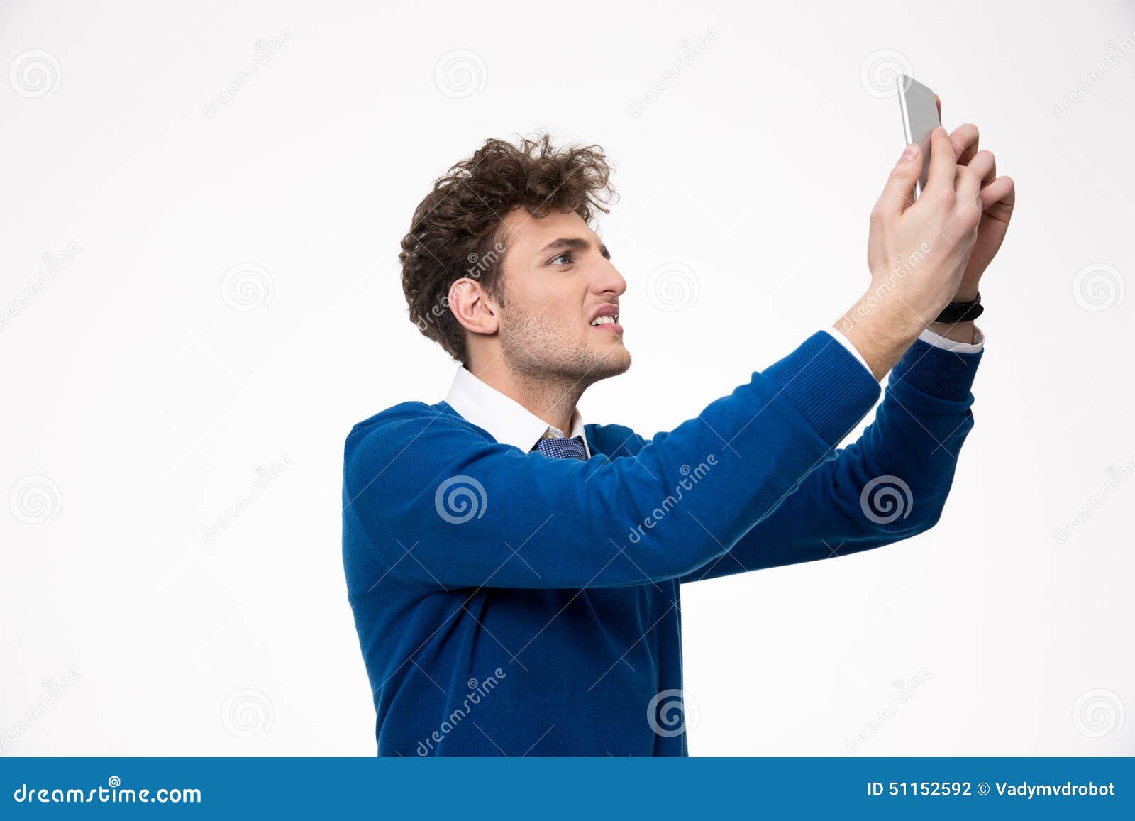 Business Man Searching for Network Stock Photo - Image of modern ...