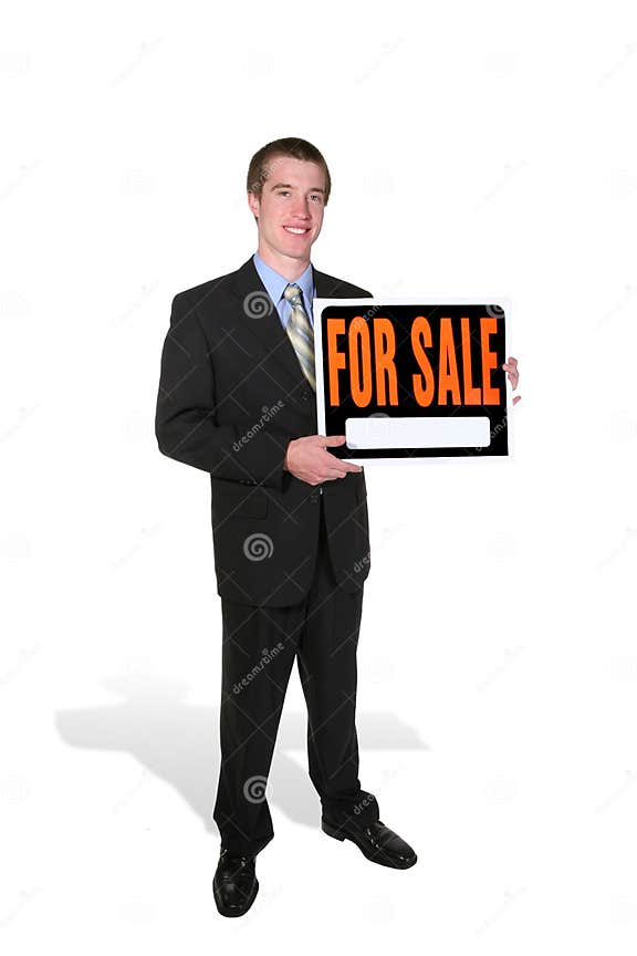 Business Man Selling stock image. Image of happy, homeowner - 2429857