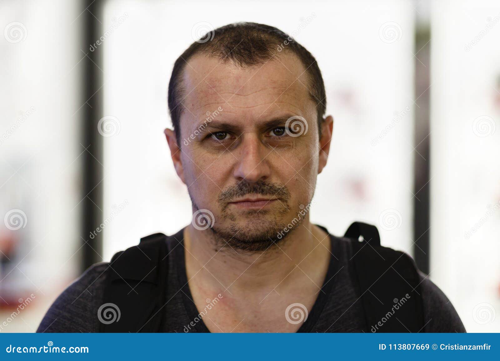 Business Man with Serious Expression Stock Image - Image of aged ...