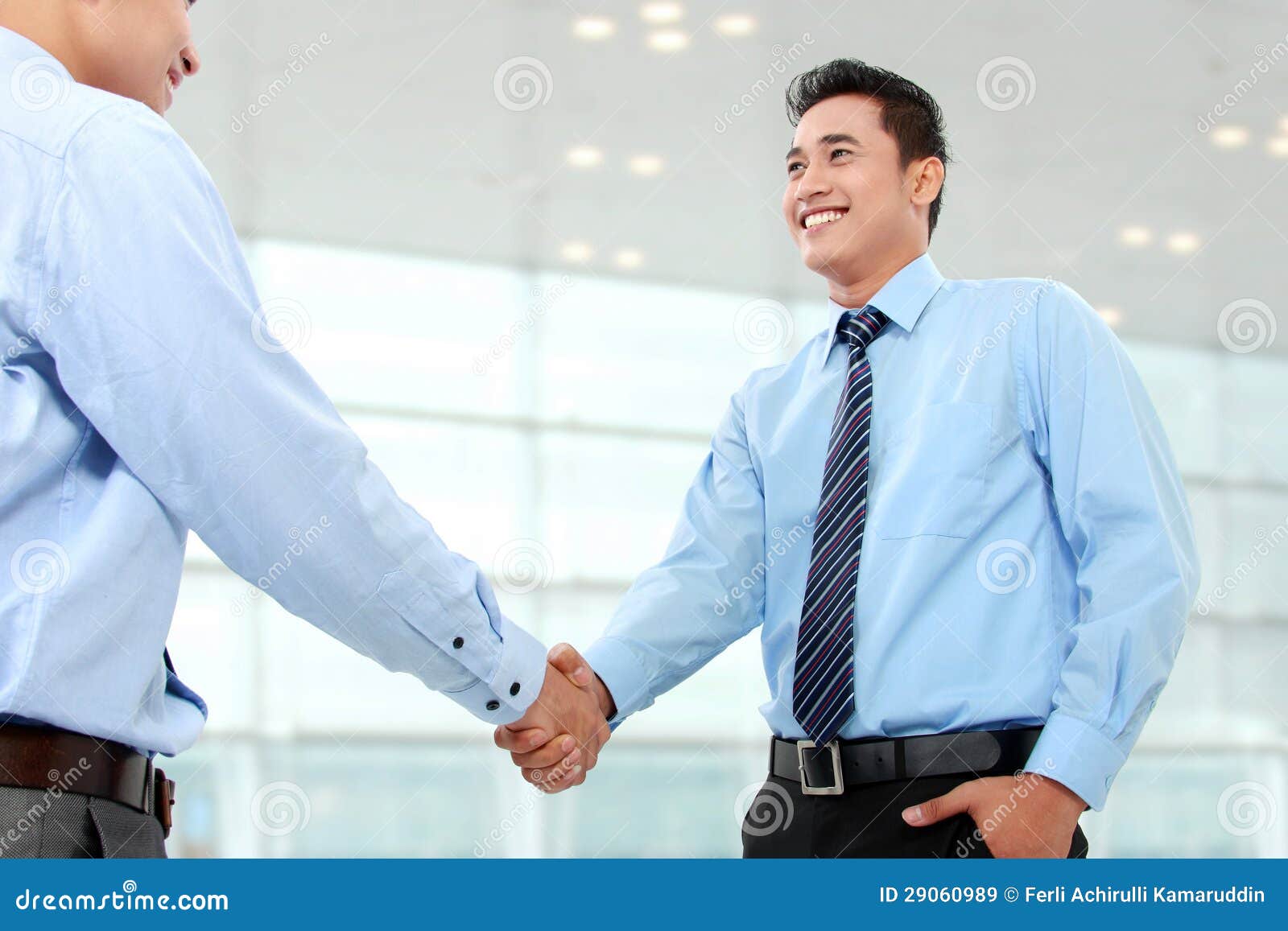 Business man shaking hands stock image. Image of businessman - 29060989