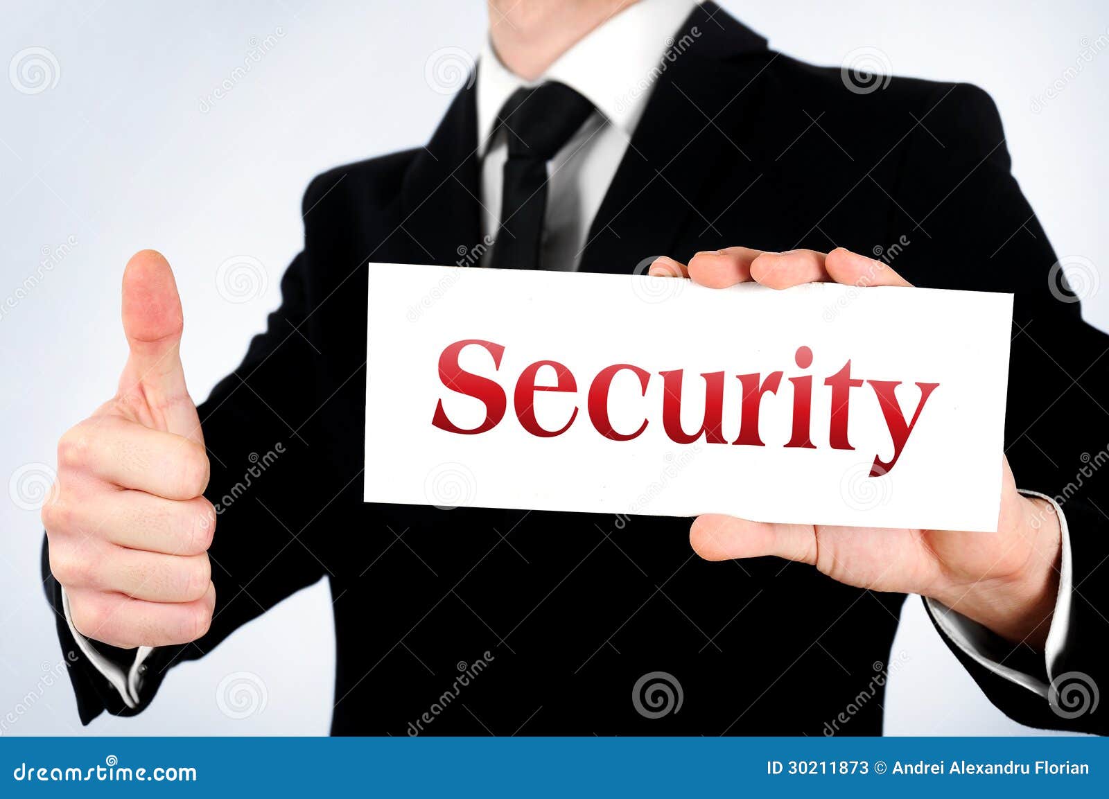 Business man agreement stock image. Image of hand, placard - 30211873