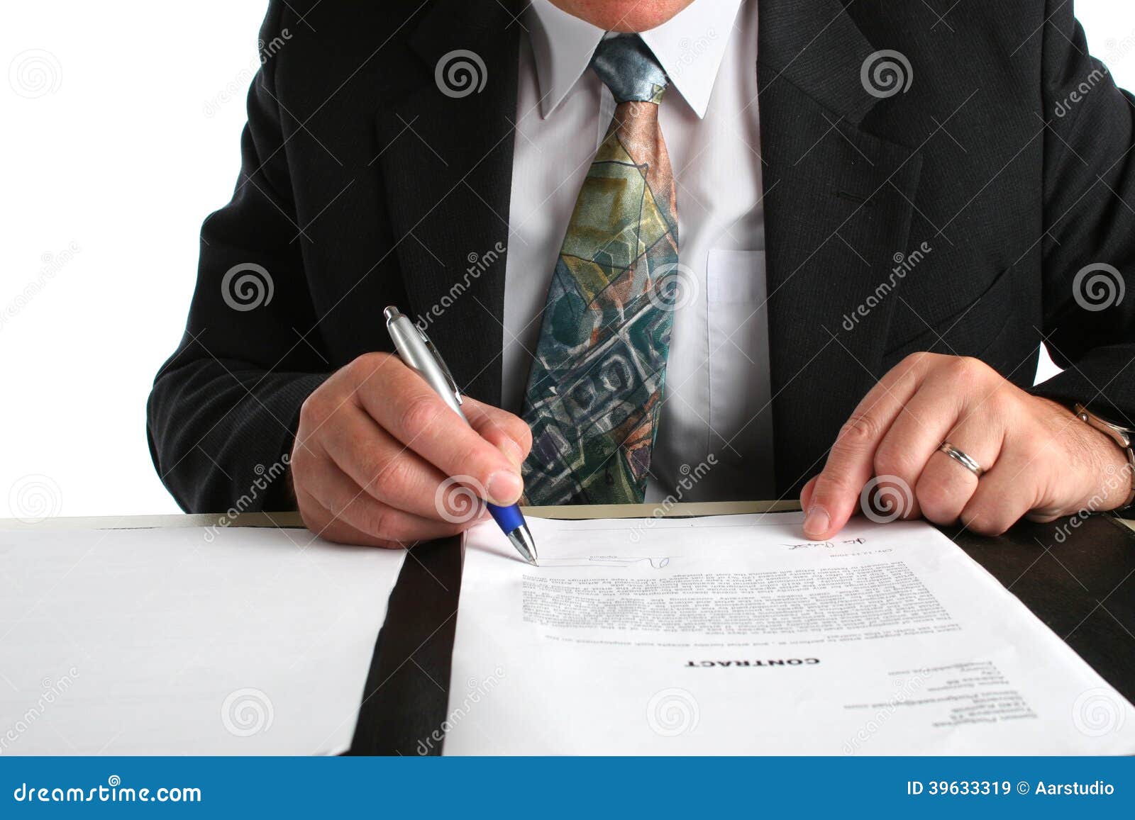 Business Man Siging Contract Stock Photos - Free & Royalty-Free Stock ...