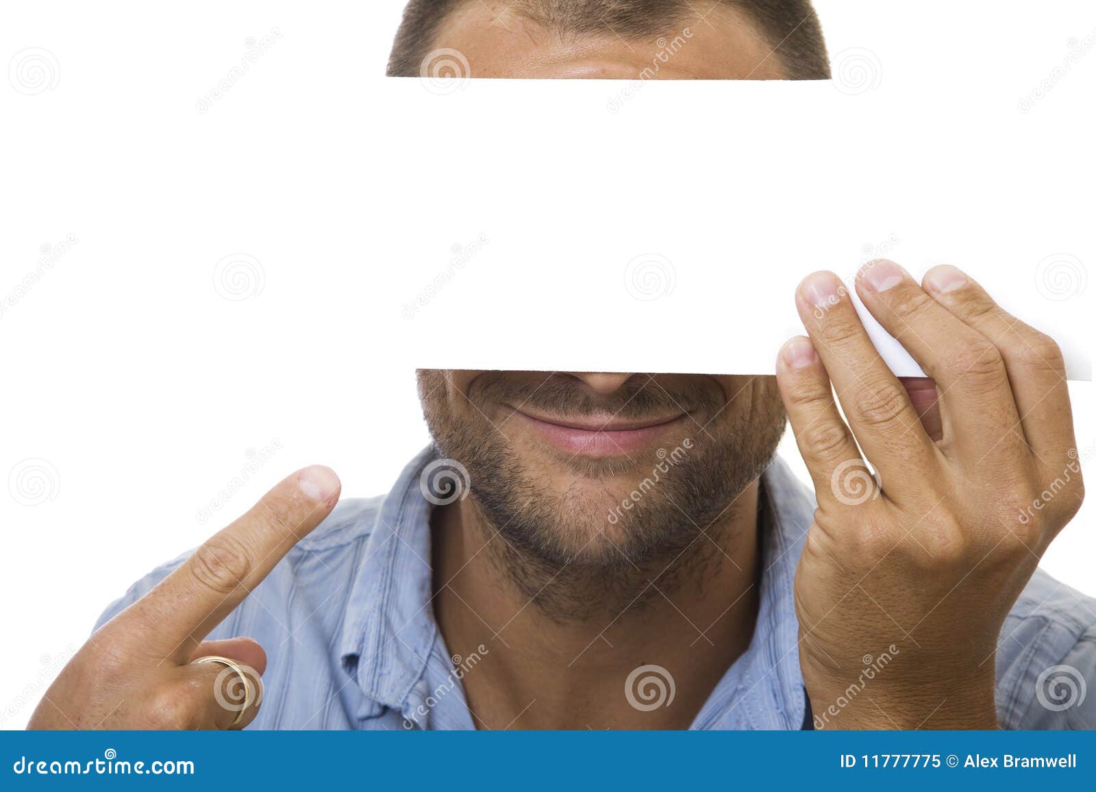Business Man with Sign stock image. Image of isolated - 11777775