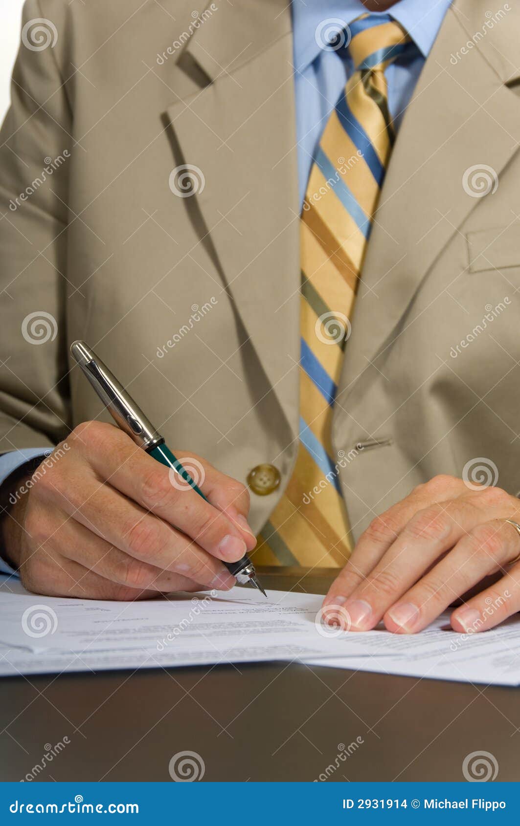Business Man Signing stock photo. Image of fashion, fashionable - 2931914