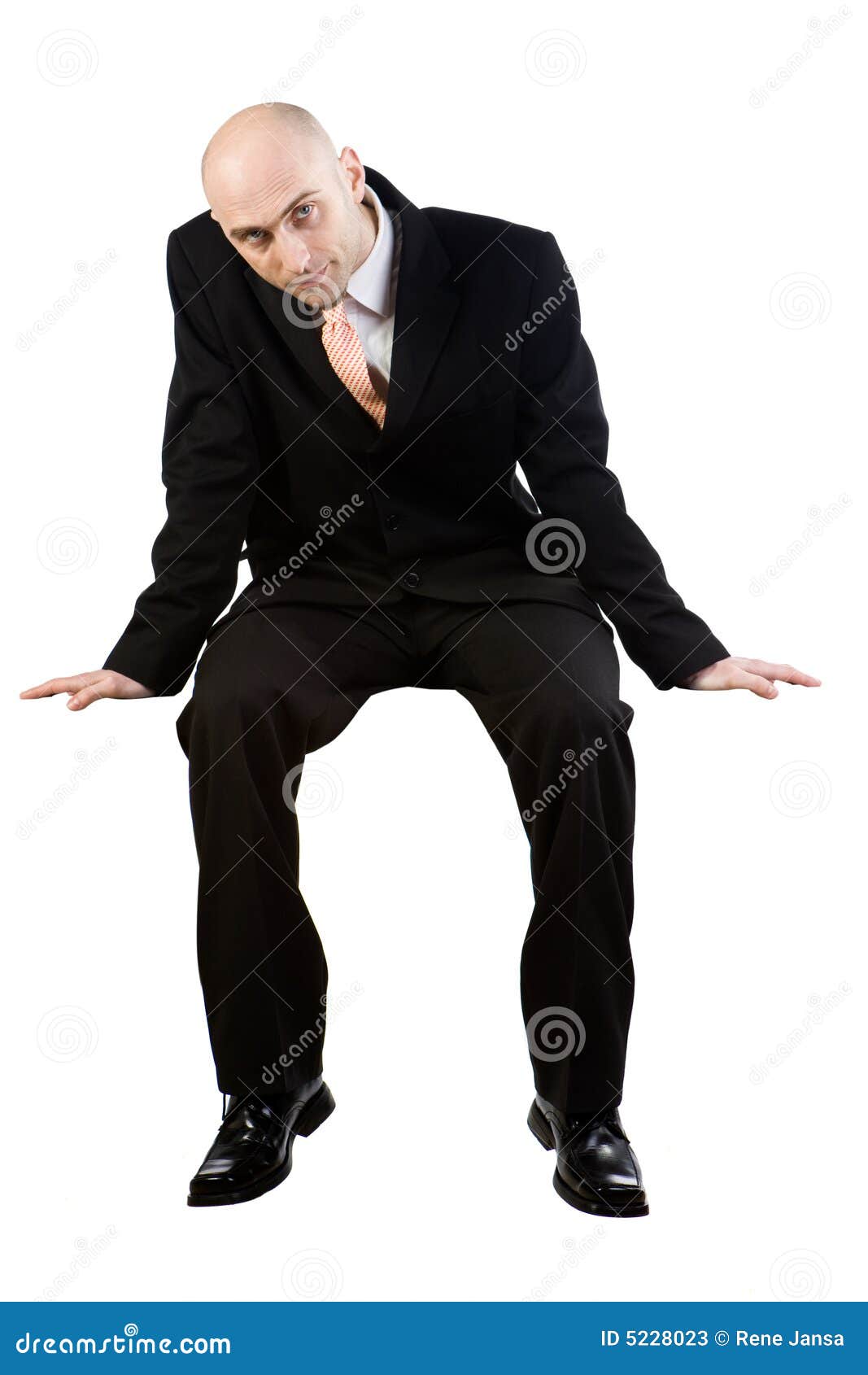 Business Man Sitting stock image. Image of staring, adult - 5228023