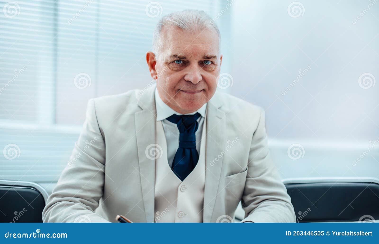 Business Man Sitting at a Table in a Cafe Stock Image - Image of ...