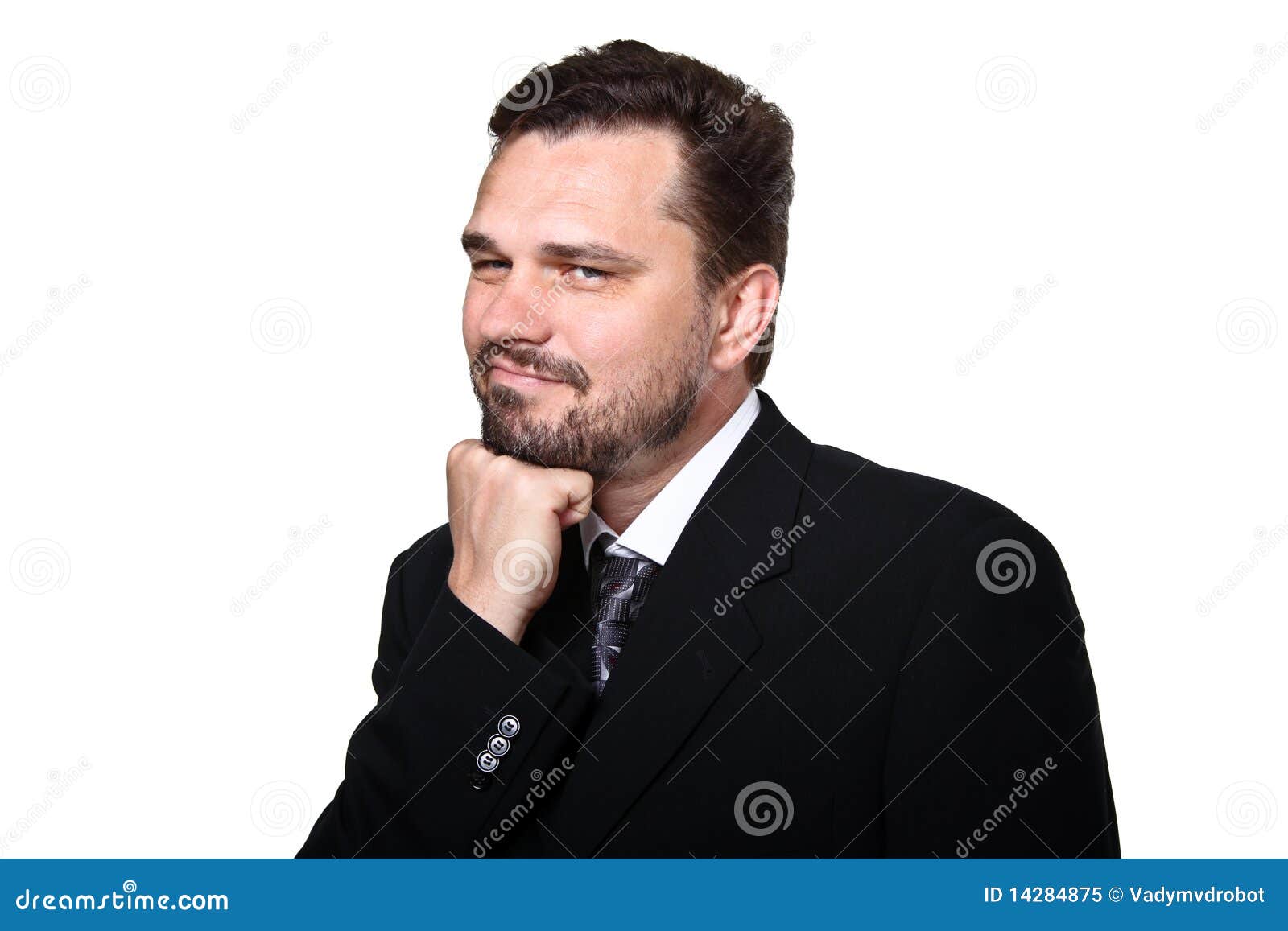Business man smiling stock image. Image of happy, handsome - 14284875