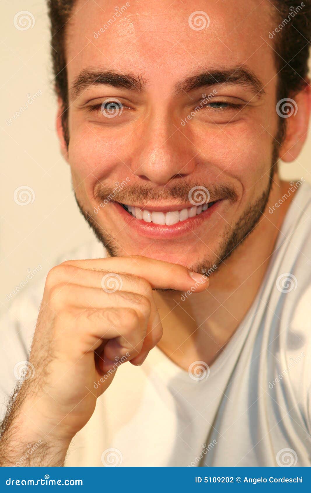 Business man smiling stock photo. Image of calm, hair - 5109202