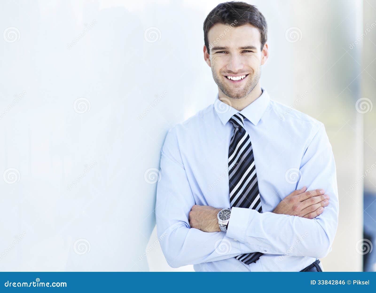 Business man smiling stock photo. Image of smile, person - 33842846