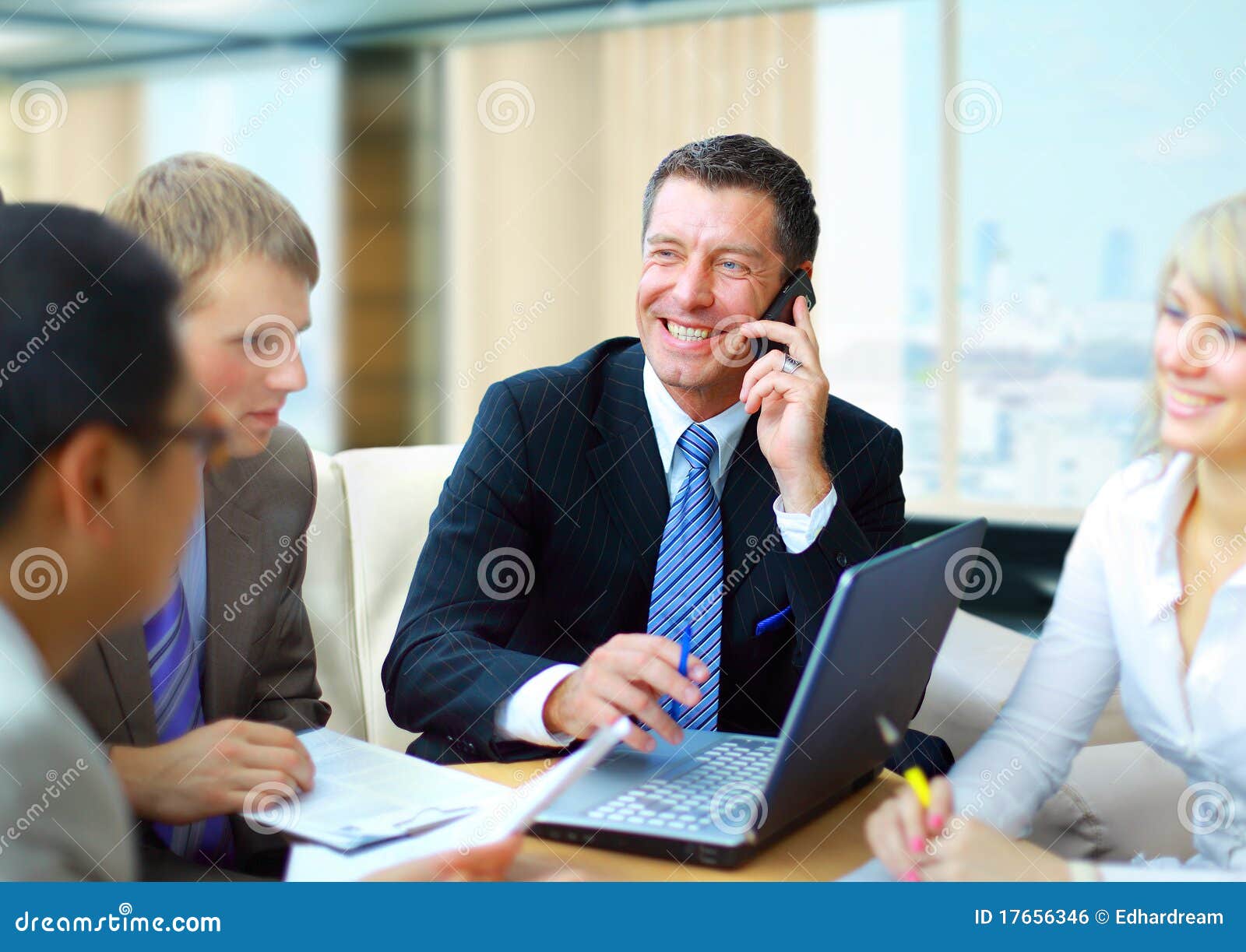 Business man speaking stock photo. Image of boss, business - 17656346